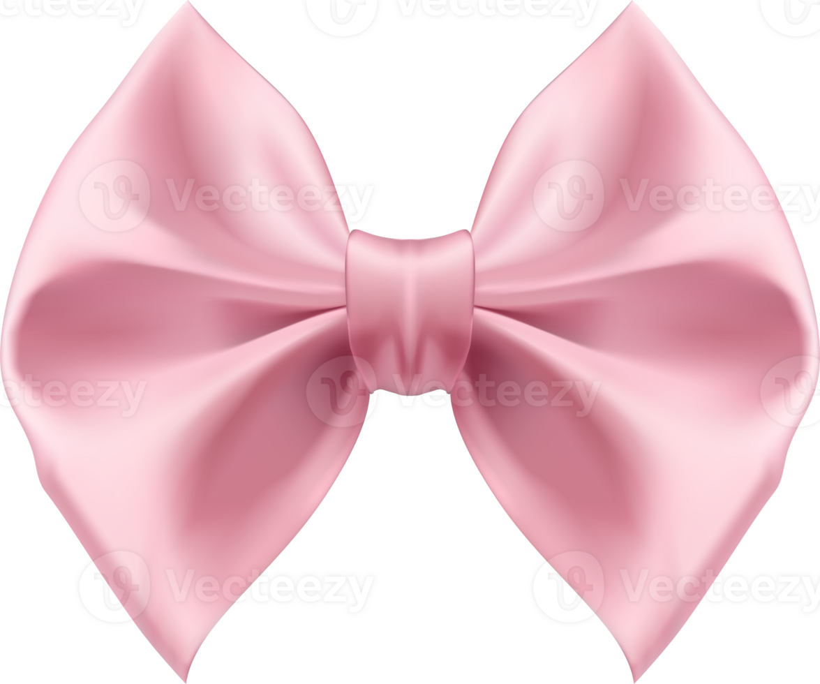 Realistic Pink Silk Bow 23438417 Png