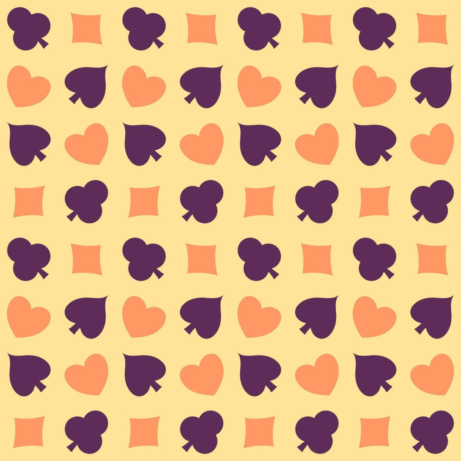 Seamless Card Suits Pattern Background In Colorful 23442850 Vector Art At Vecteezy