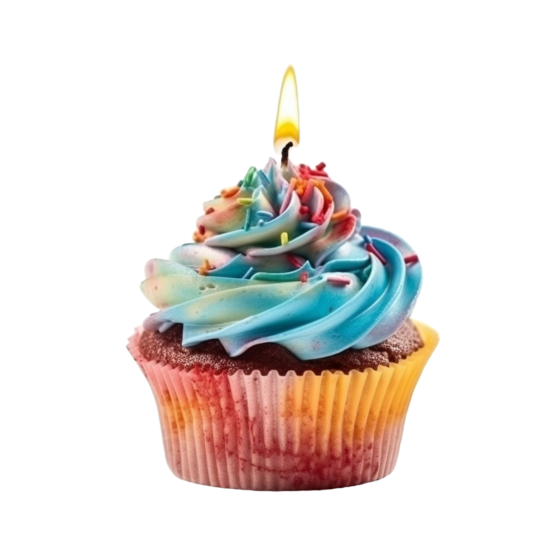 Cute Birthday Cupcake Clipart