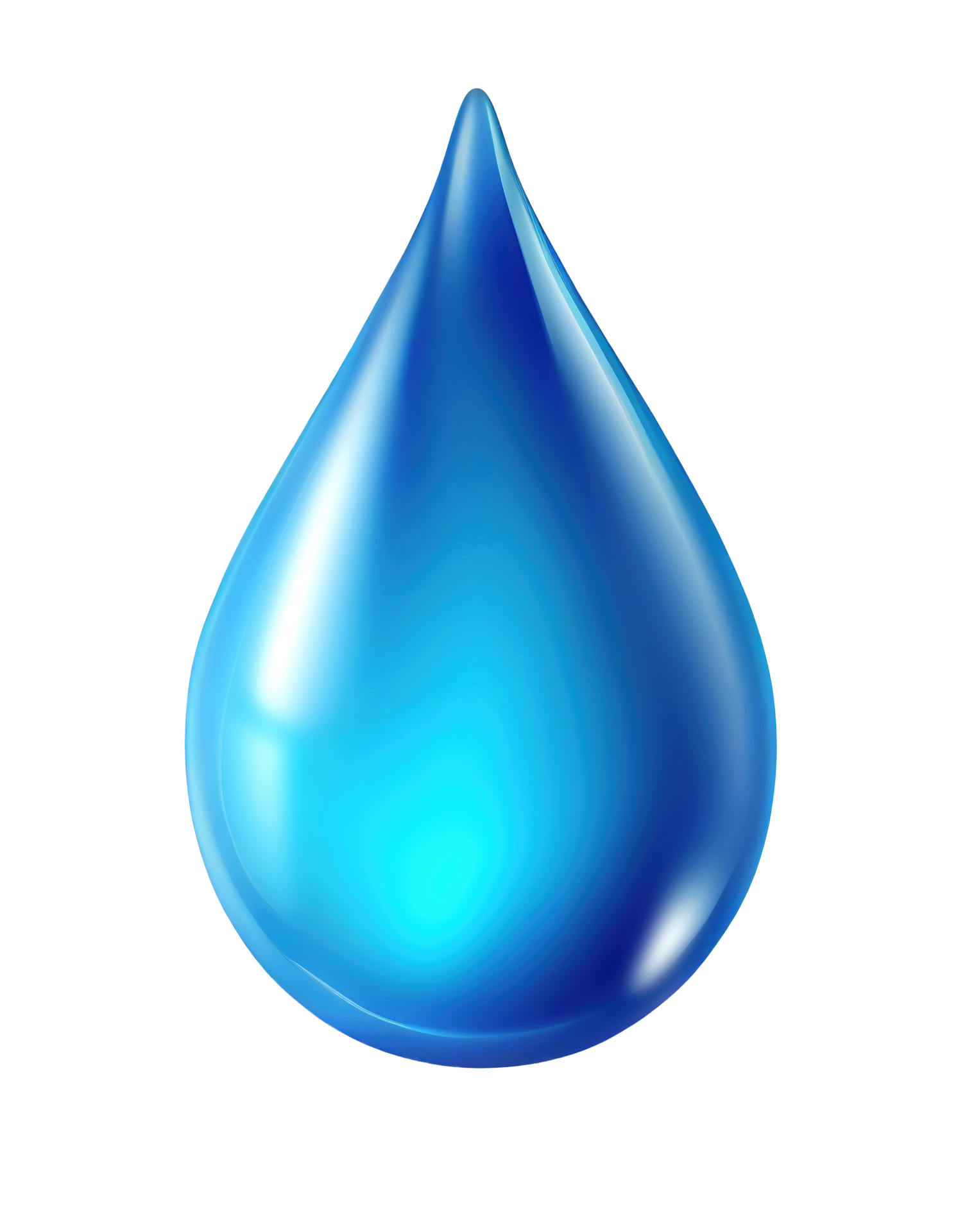Blue water drop icon on transparent background, created with 23450278 PNG Blue water drop icon on transparent background, created with 23450278 PNG