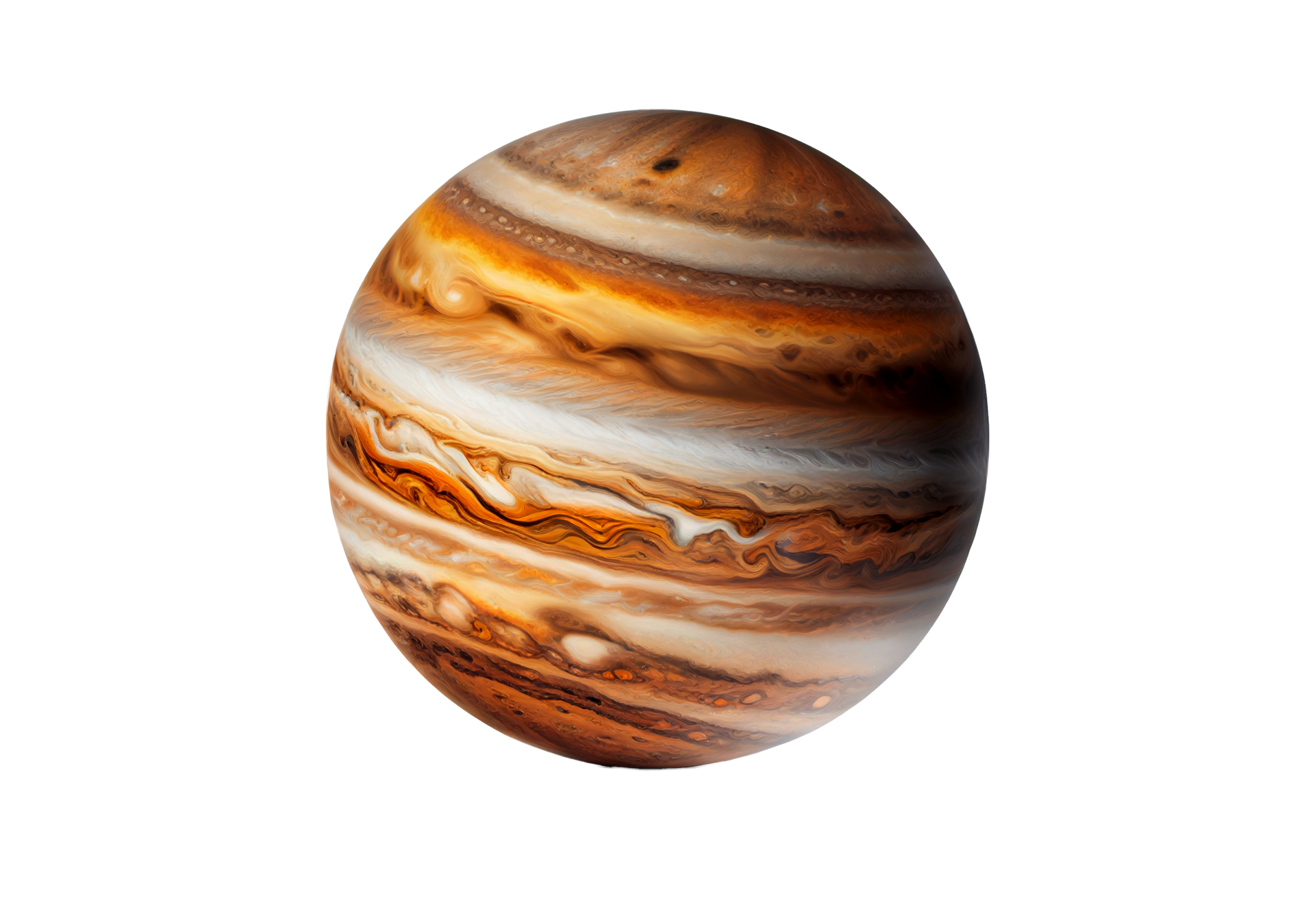 Planet Jupiter on transparent background, created with 23450286 PNG Planet Jupiter on transparent background, created with 23450286 PNG