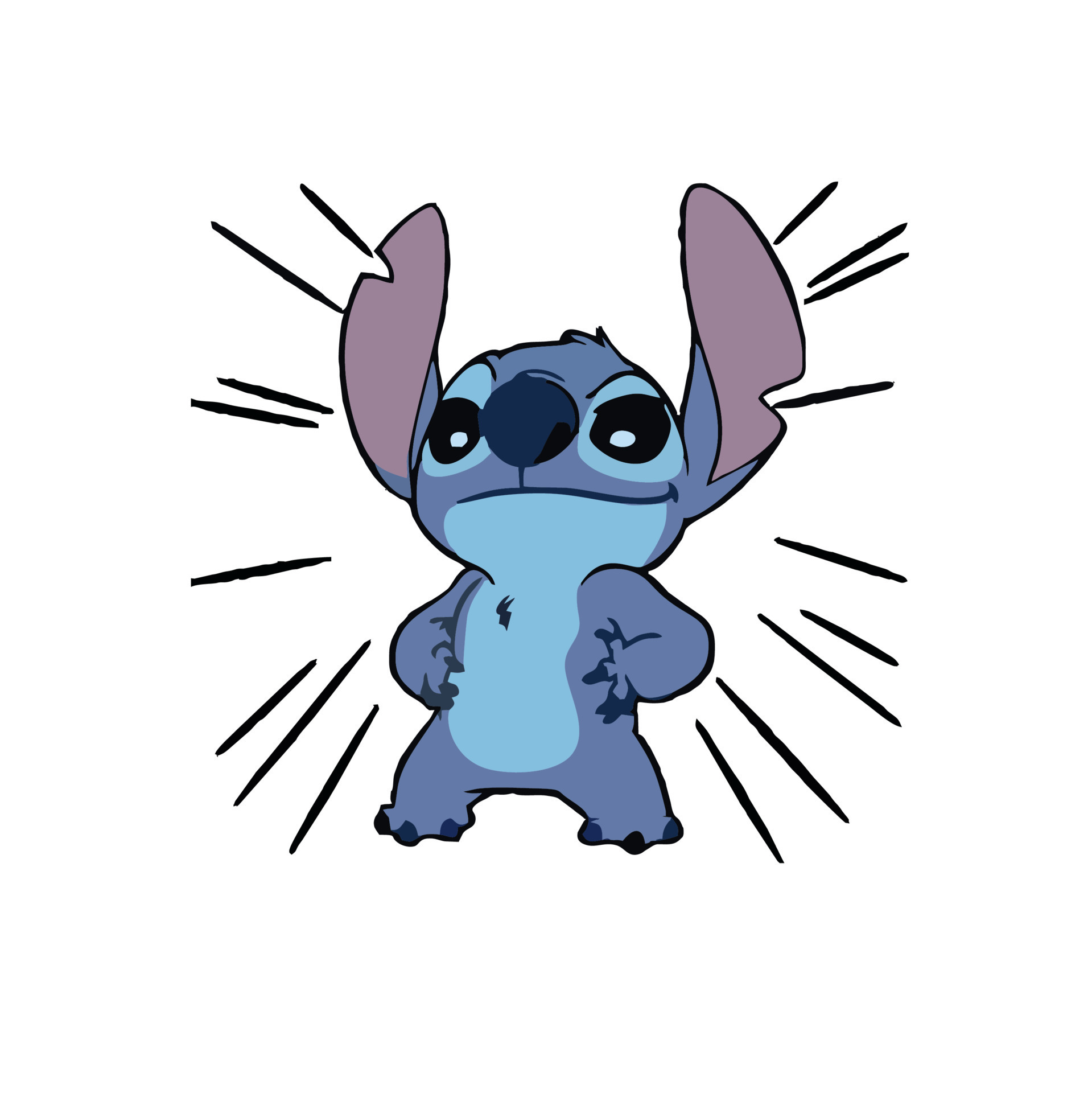 Lilo And Stitch Cartoon Poses Vector Editorial 23450313 Vector Art At