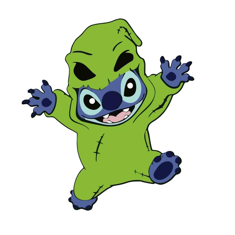 Lilo And Stitch Cartoon Poses Vector Editorial 23450358 Vector Art At Vecteezy