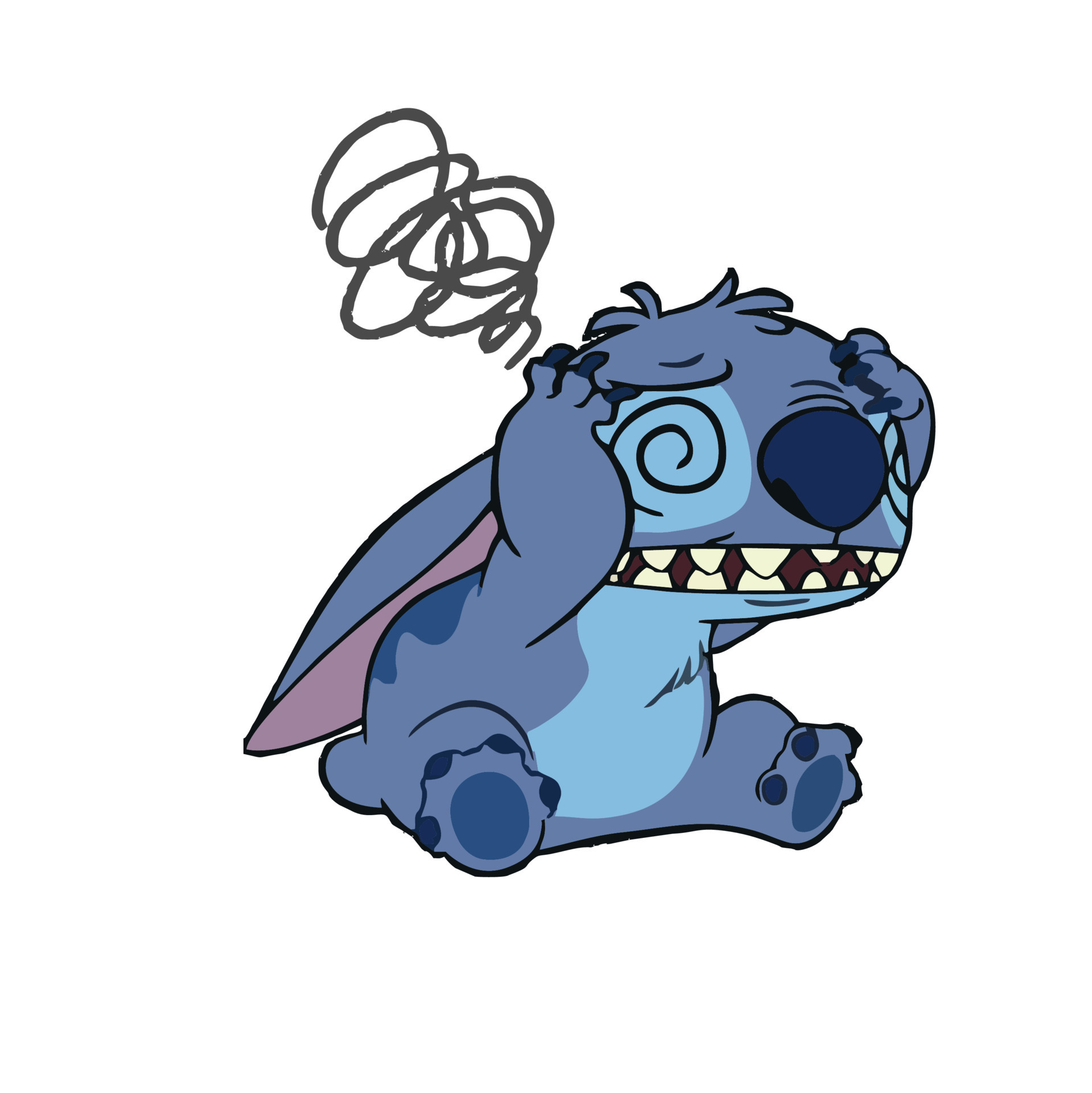 Lilo And Stitch Cartoon Poses Vector Editorial 23450405 Vector Art At Vecteezy