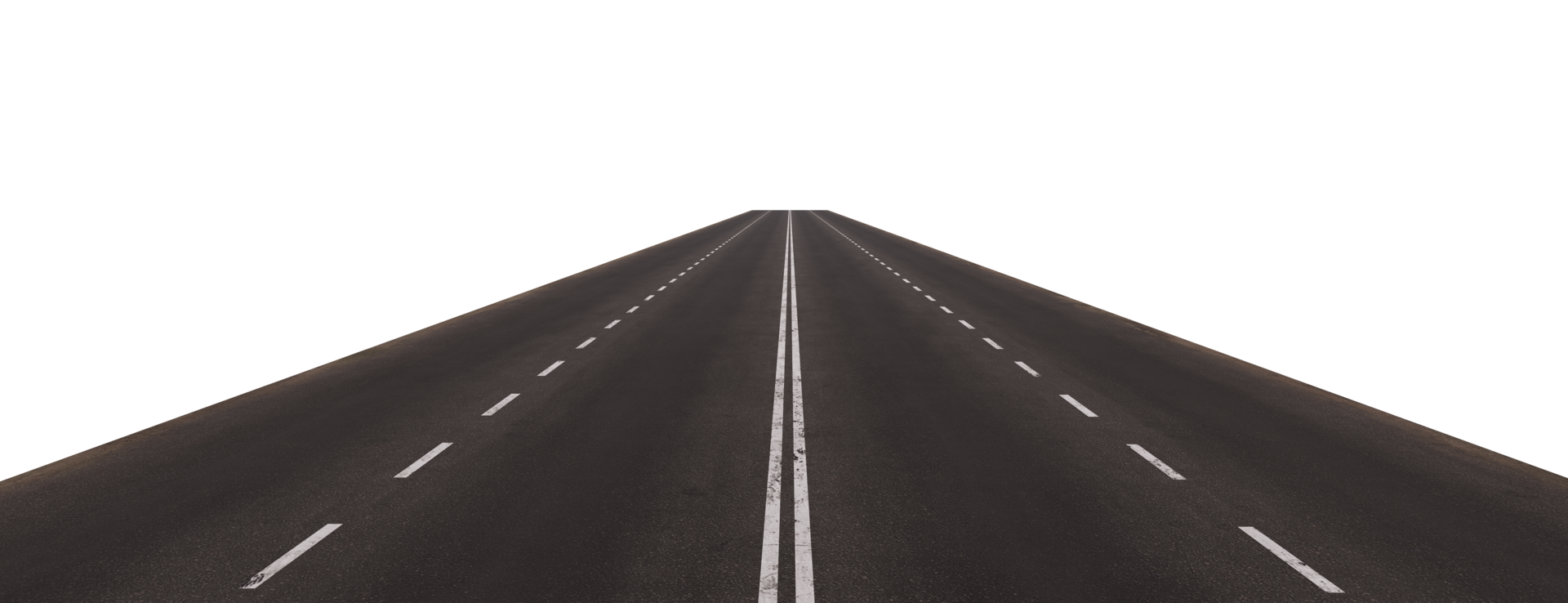 Empty asphalt road four lanes in PNG isolated on transparent background ... Empty asphalt road four lanes in PNG isolated on transparent background ...