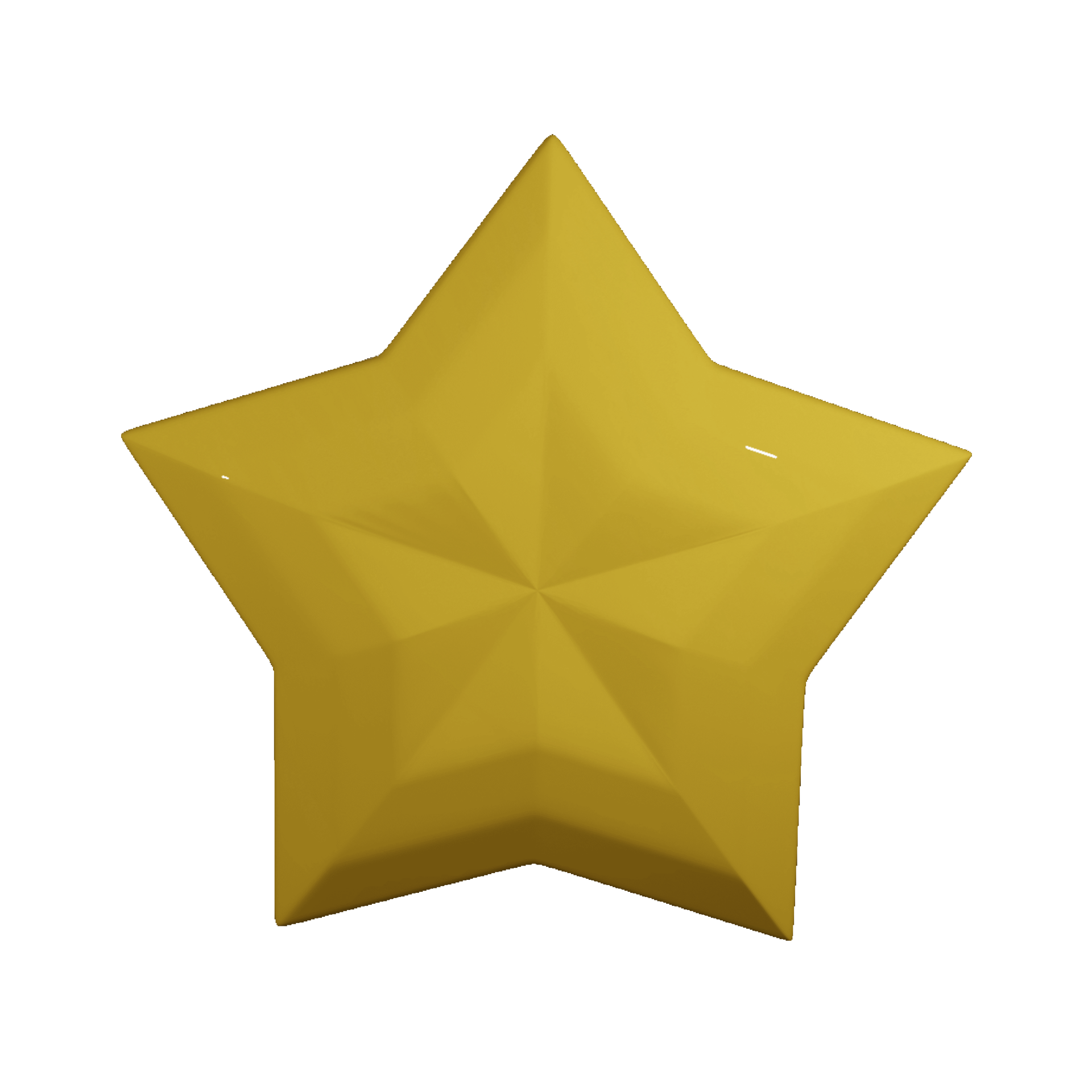 yellow color star illustration design in 3d style 23456788 PNG