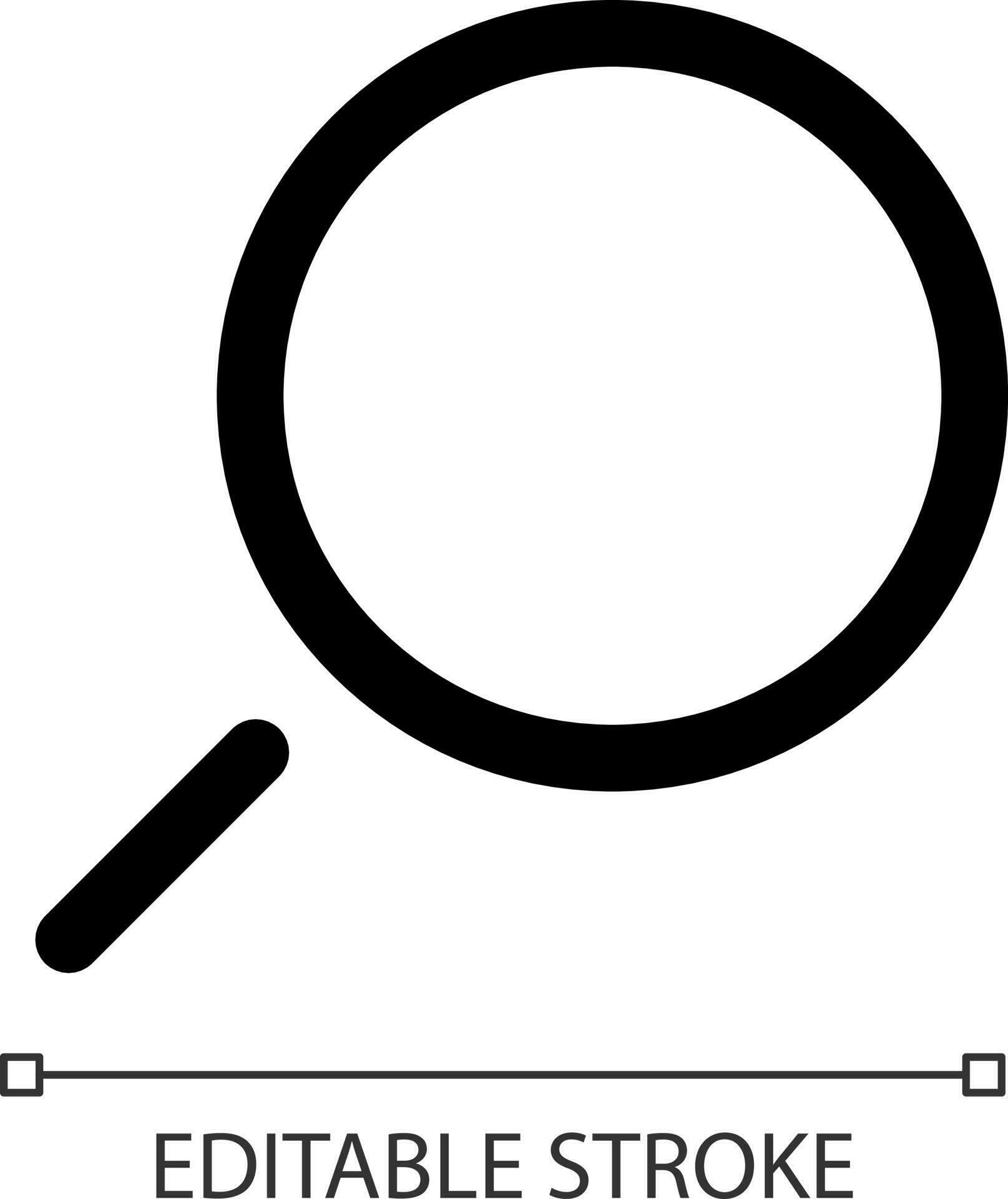 Search white linear ui icon. Find information online. Seek for query ...