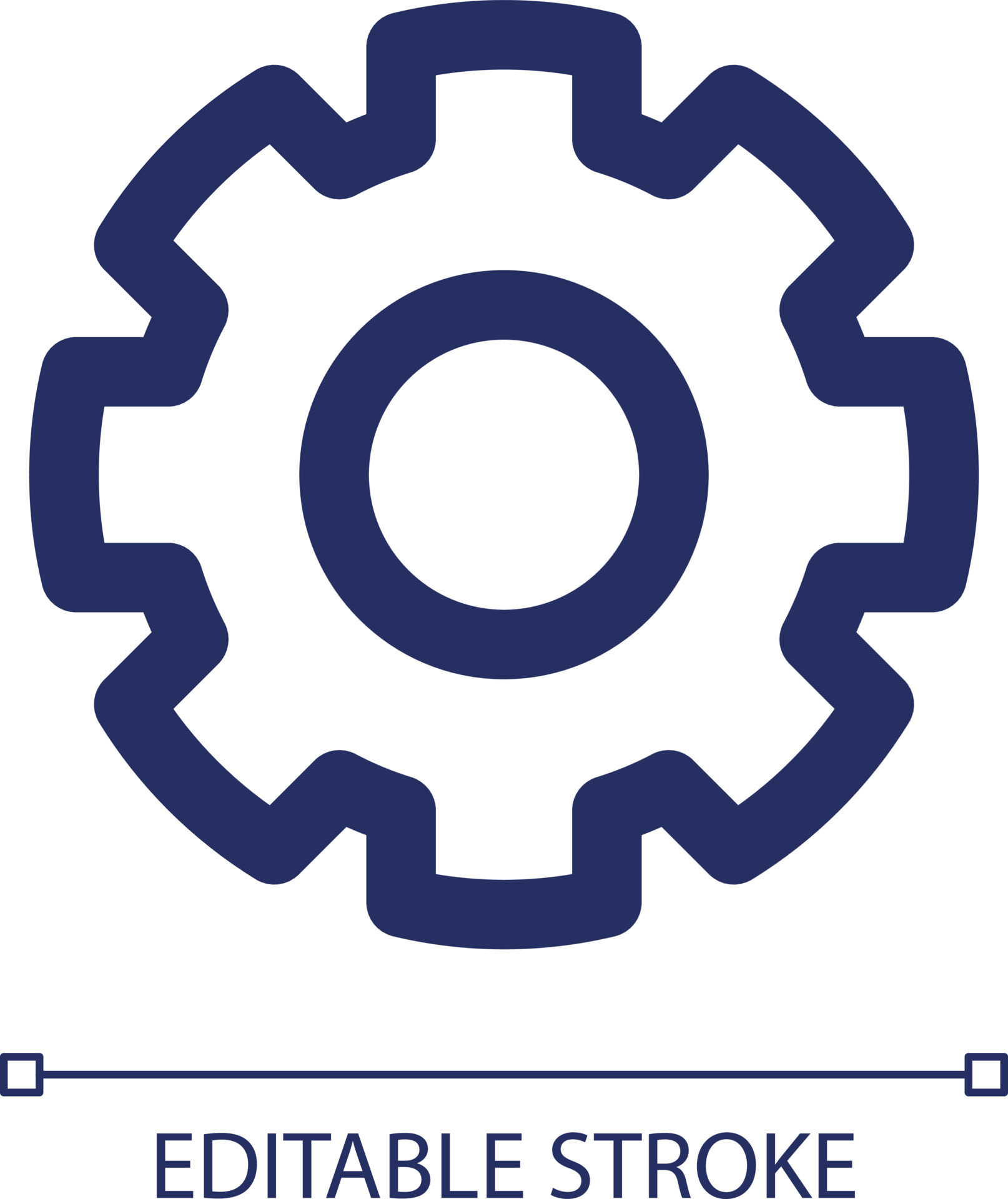 Settings And Personalization Linear Ui Icon Personal Adjustment And Setup Gui Ux Design