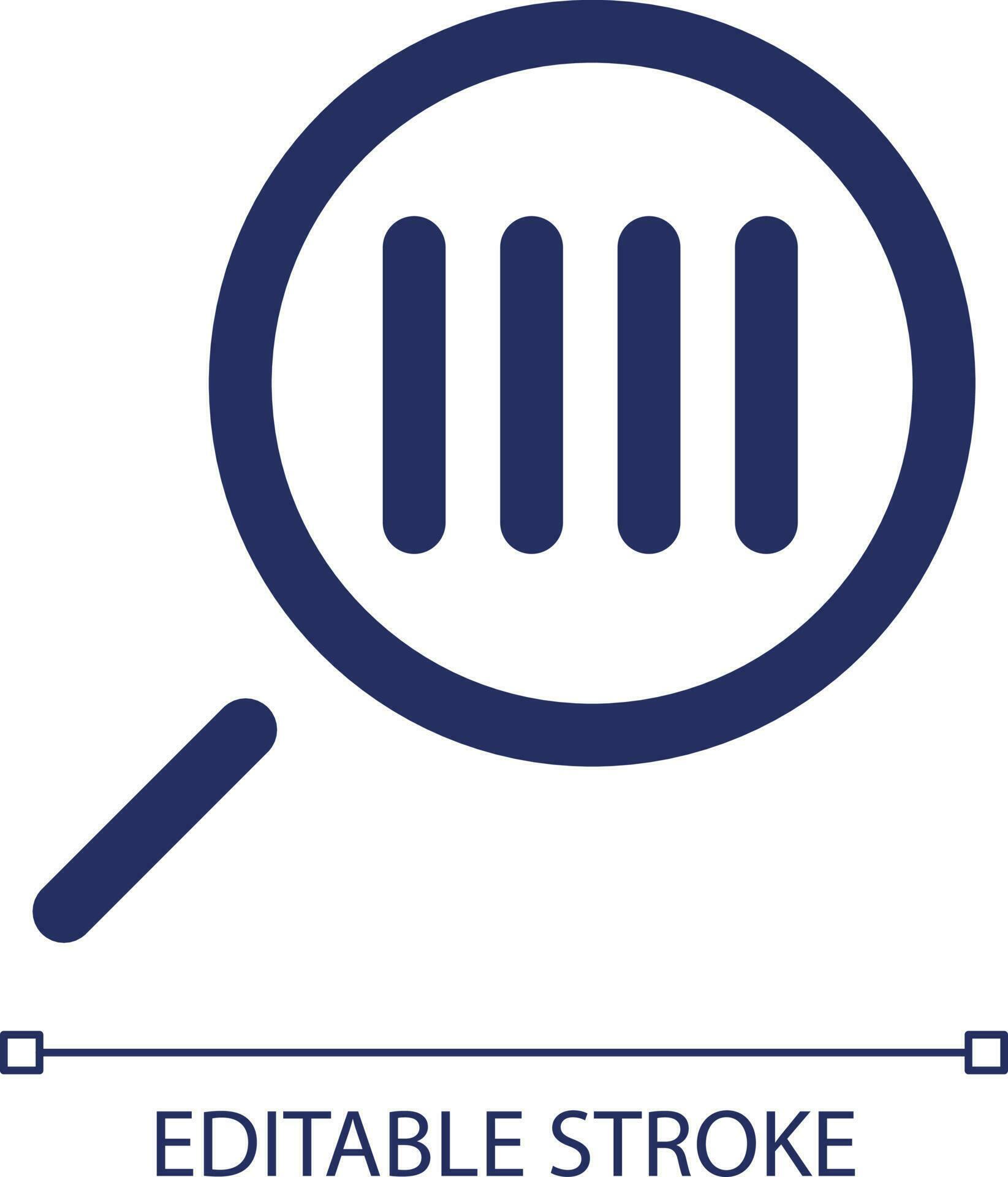 Scanning Product Barcode Linear Ui Icon Product Identification