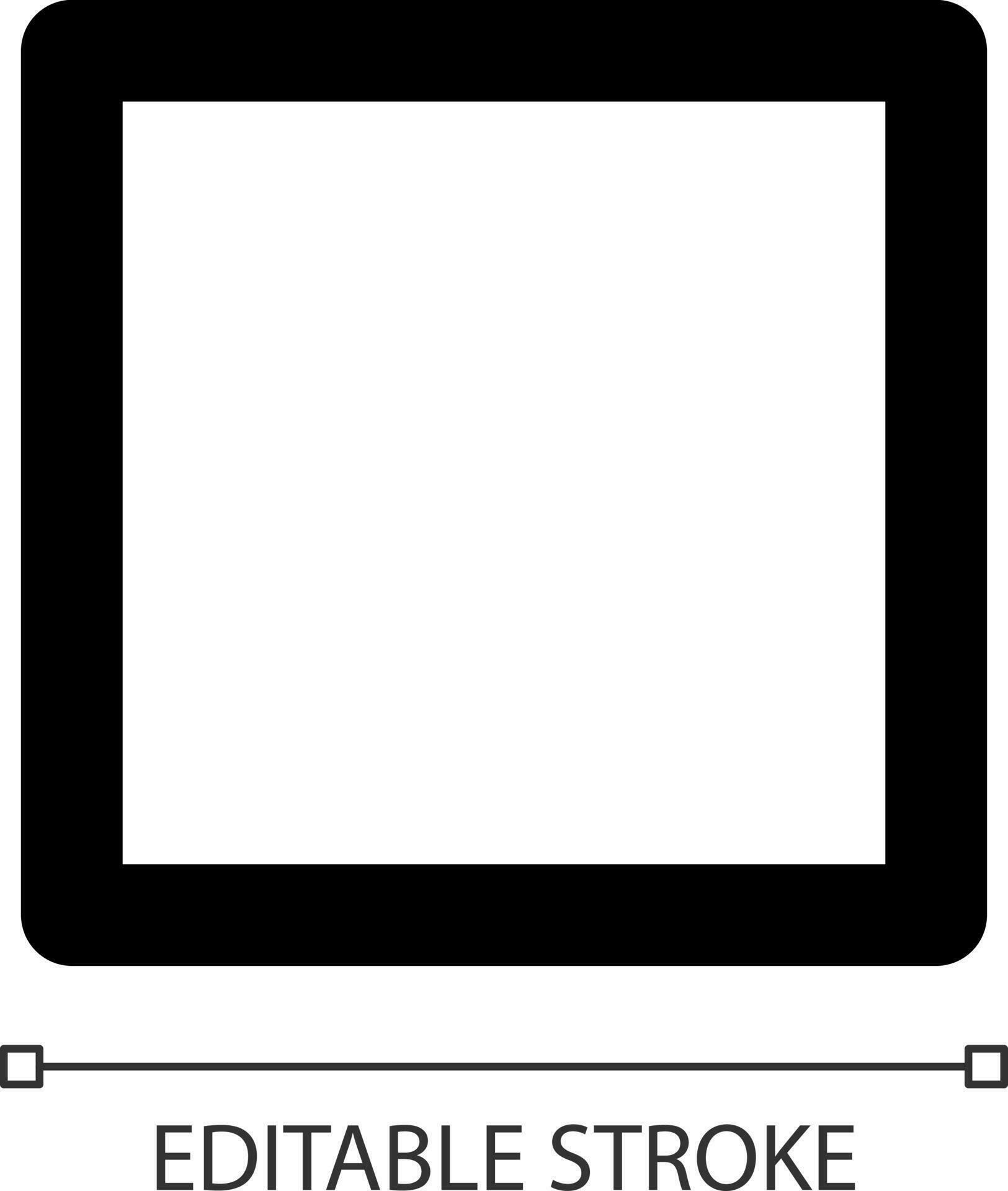 Stop button white linear ui icon. Pause playing. Multimedia player control. GUI, UX design ...