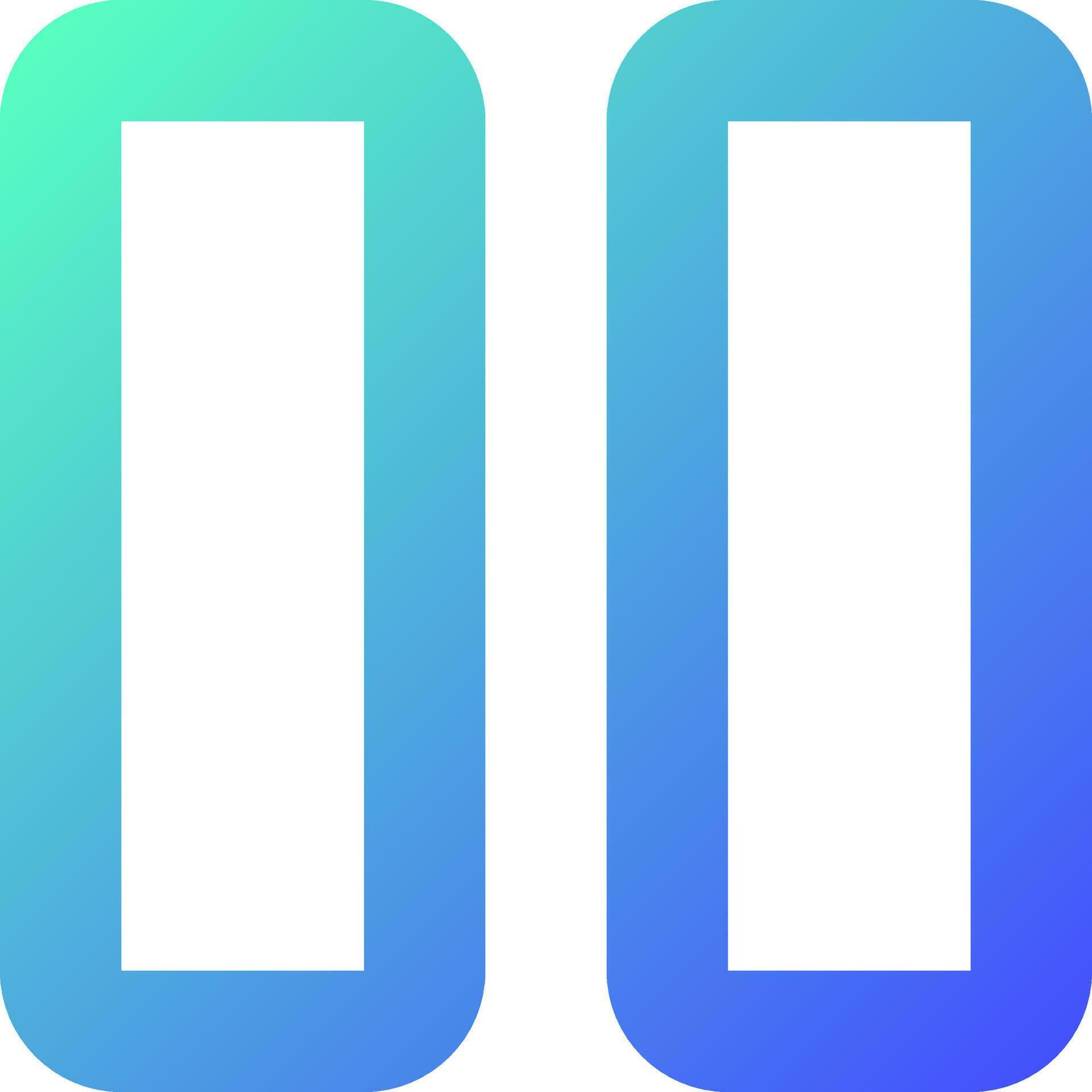 Pause Button Pixel Perfect Gradient Linear Ui Icon Music Player Bar