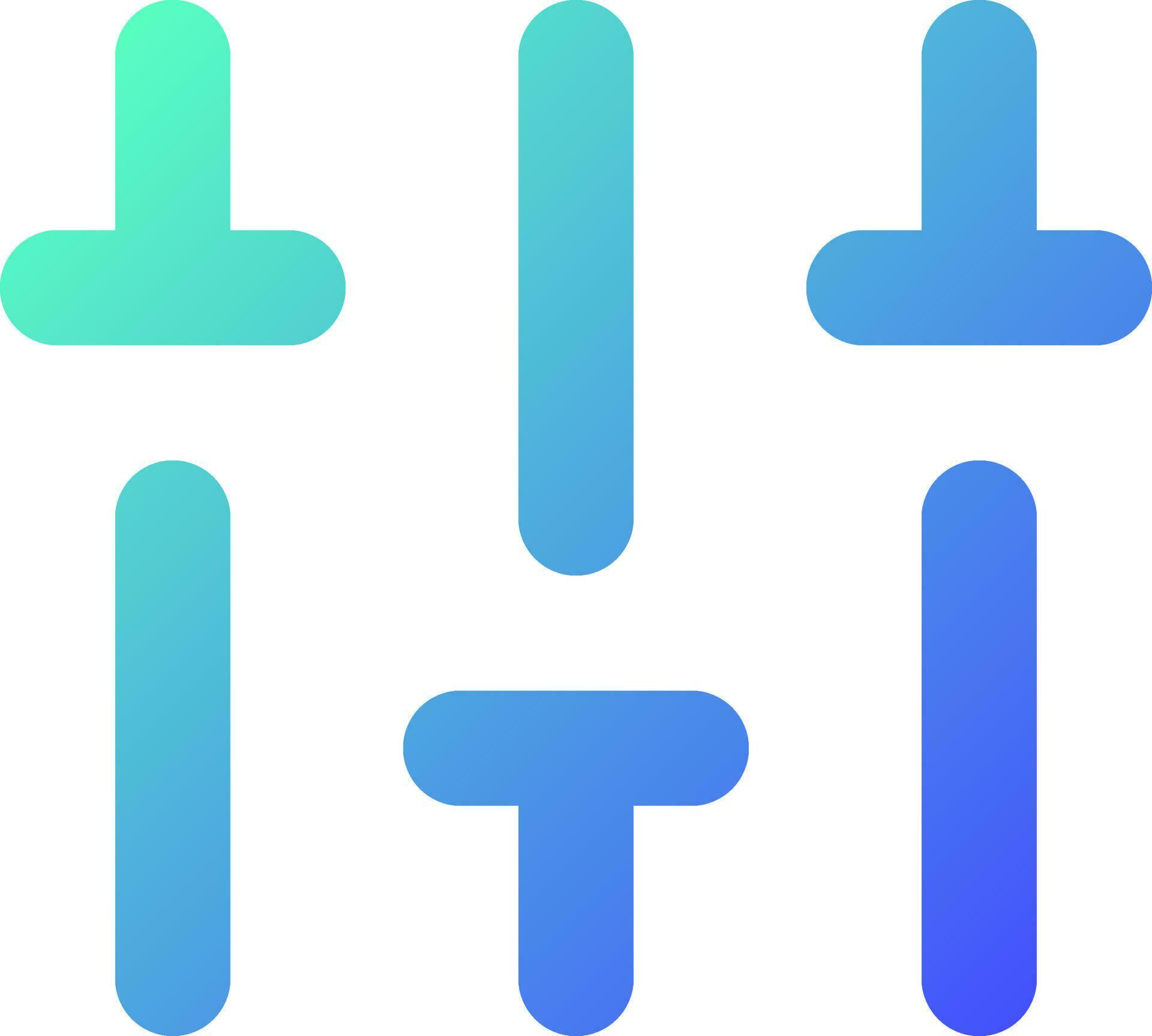 Vertical Adjustment Pixel Perfect Gradient Linear Ui Icon Sound Control Volume Bar Music