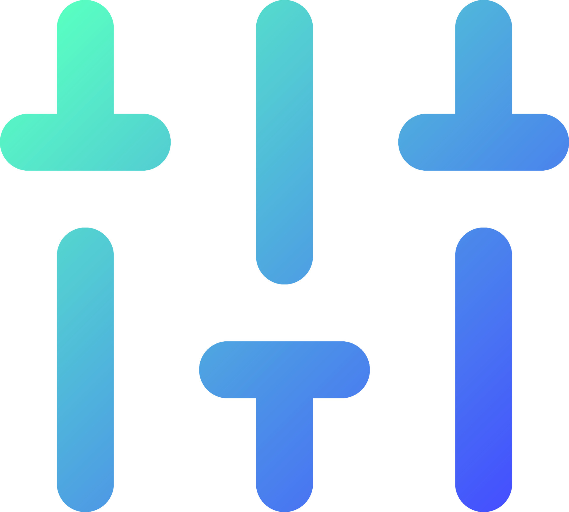 Vertical Adjustment Pixel Perfect Gradient Linear Ui Icon Sound Control Volume Bar Music