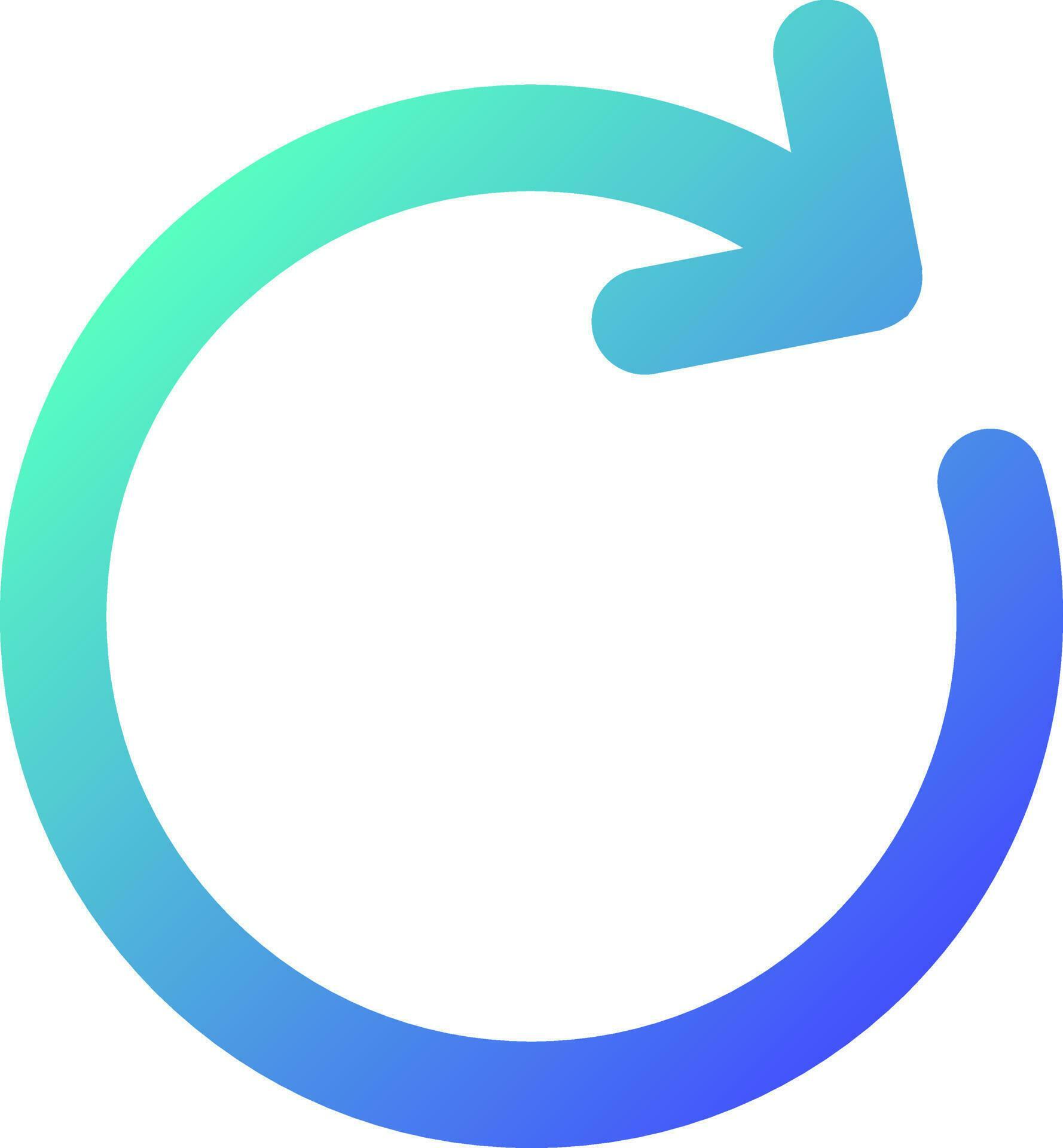 Repeat Pixel Perfect Gradient Linear Ui Icon Reload Page Rotating
