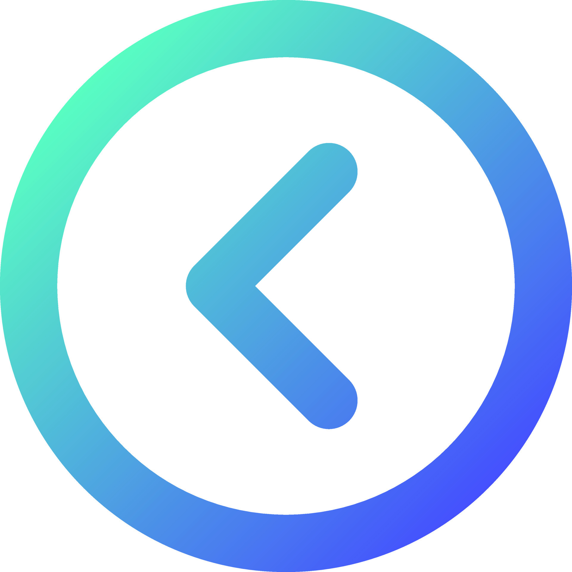 Arrow Left Button Pixel Perfect Gradient Linear Ui Icon Move Back Toolbar Control Previous