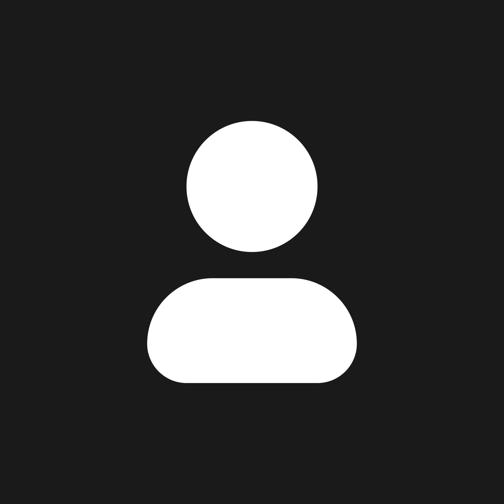 Contact Dark Mode Glyph Ui Icon Address Book Profile Page User Interface Design White