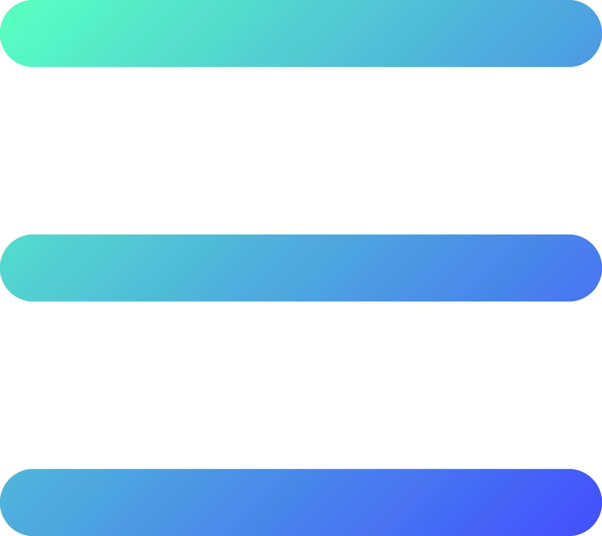 Hamburger Like Menu Pixel Perfect Gradient Linear Ui Icon Three Lines More Options Navigation
