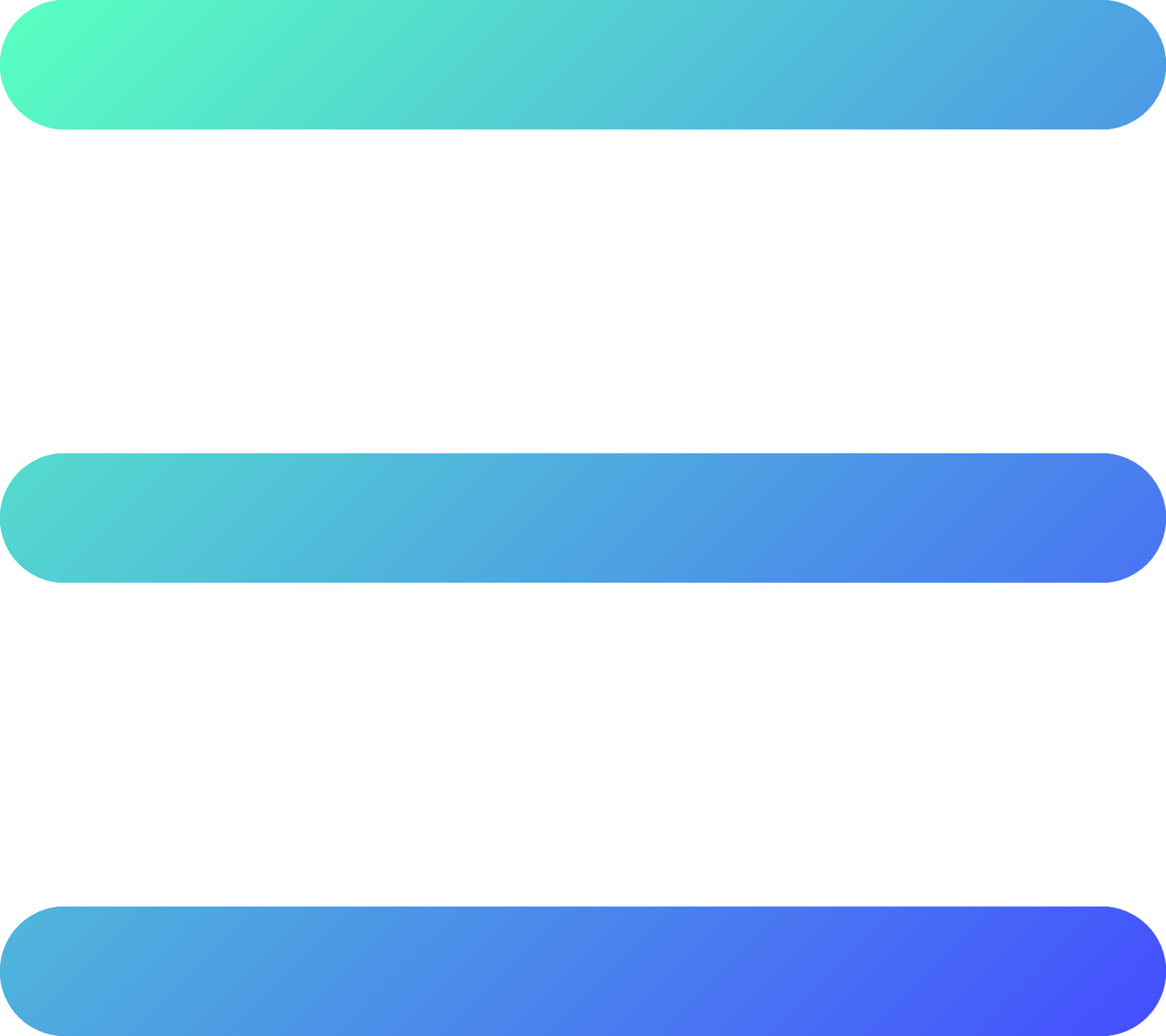 Hamburger Like Menu Pixel Perfect Gradient Linear Ui Icon Three Lines More Options Navigation