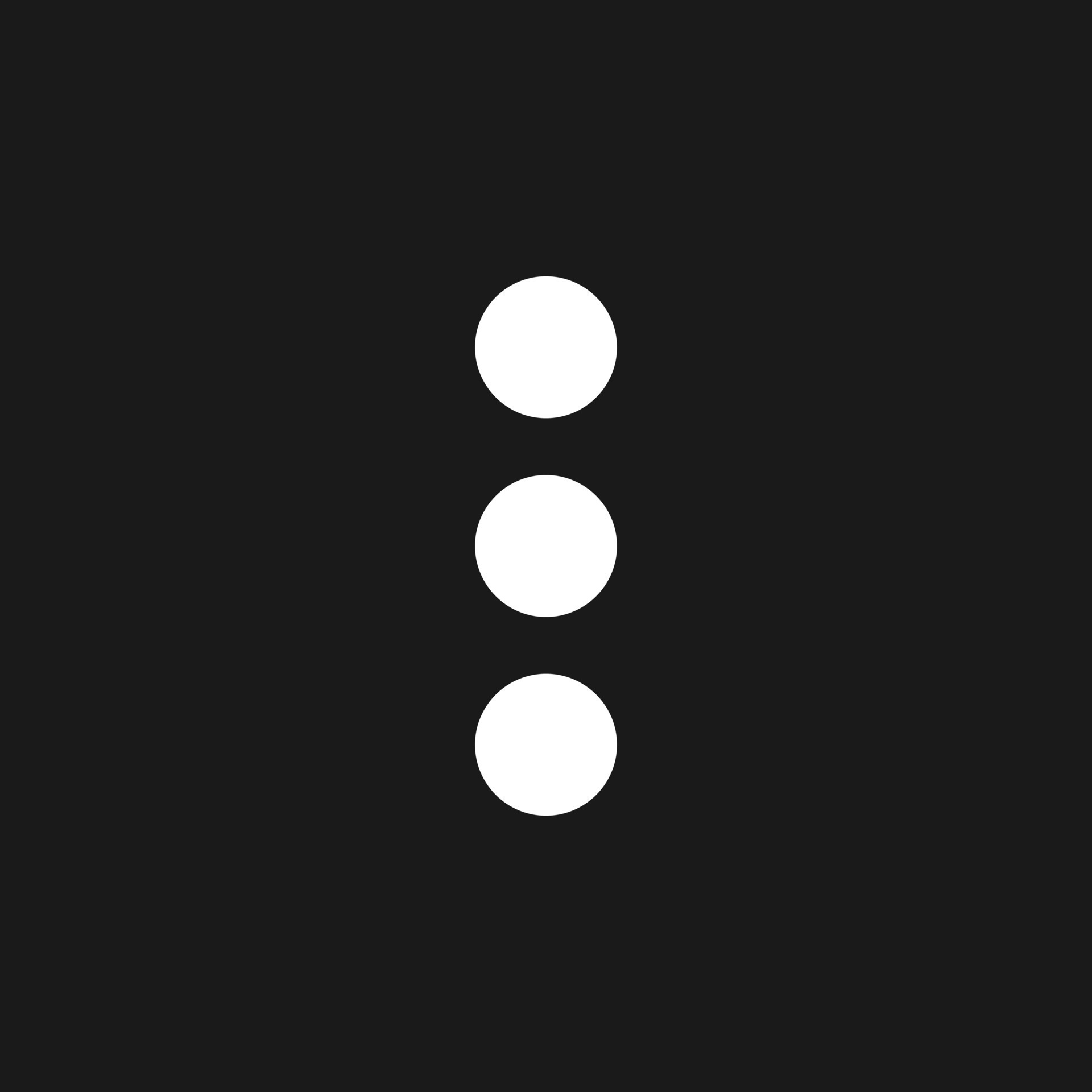 Three Vertical Dots Menu Dark Mode Glyph Ui Icon Kebab Menu Represent