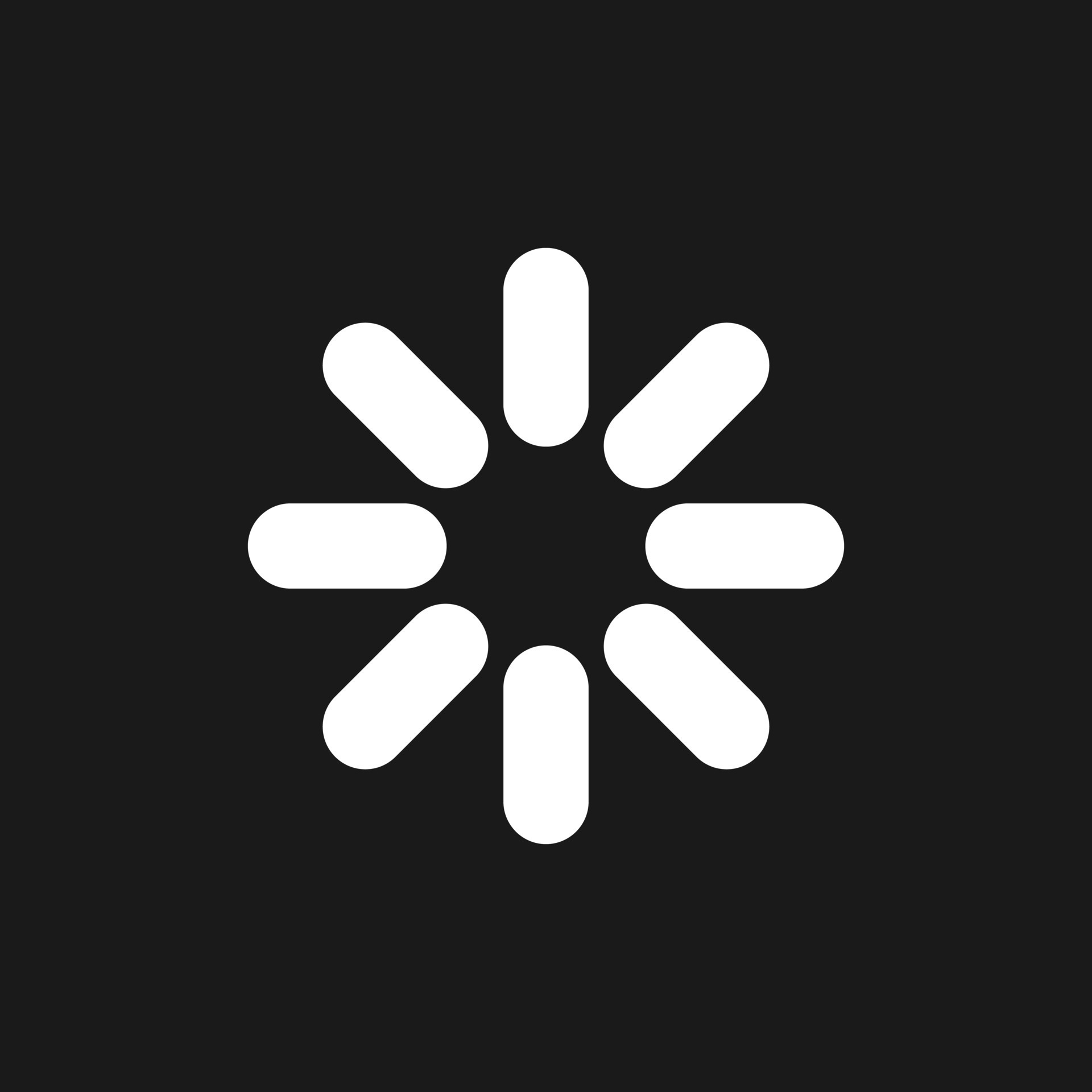 Loading Indicator Dark Mode Glyph Ui Icon Progress Spinner Waiting
