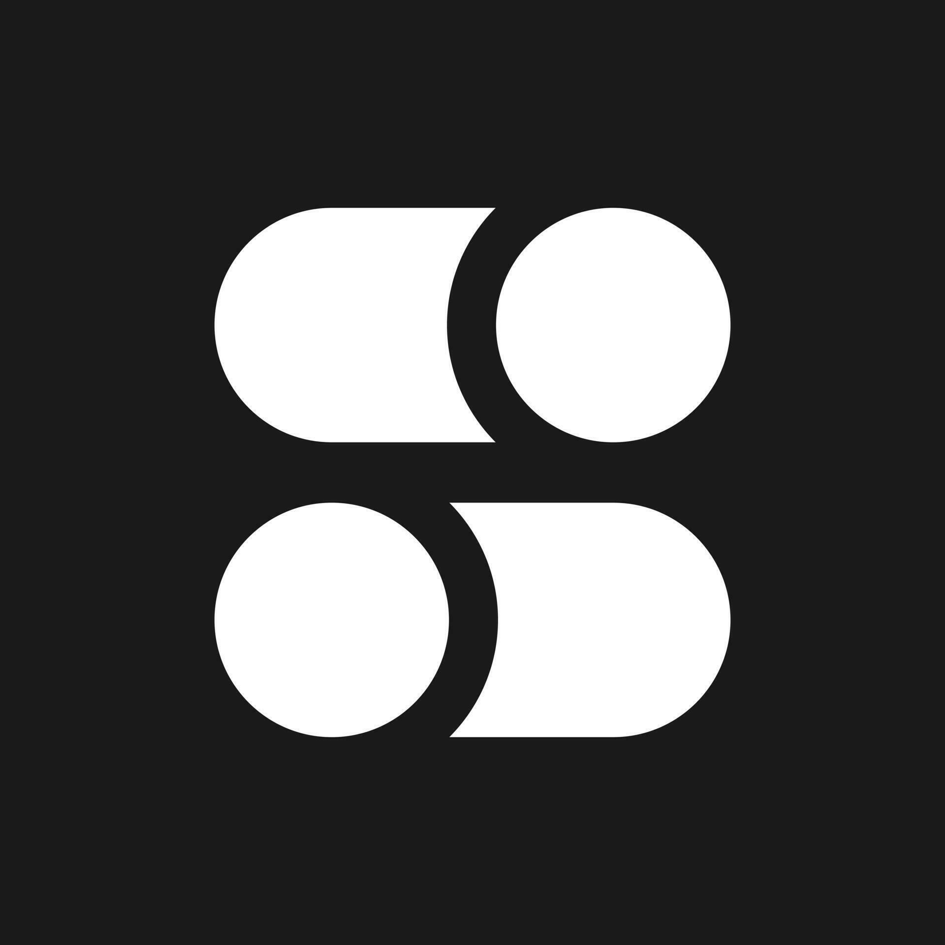 Switch on and off buttons dark mode glyph ui icon. Changing settings. User interface design ...