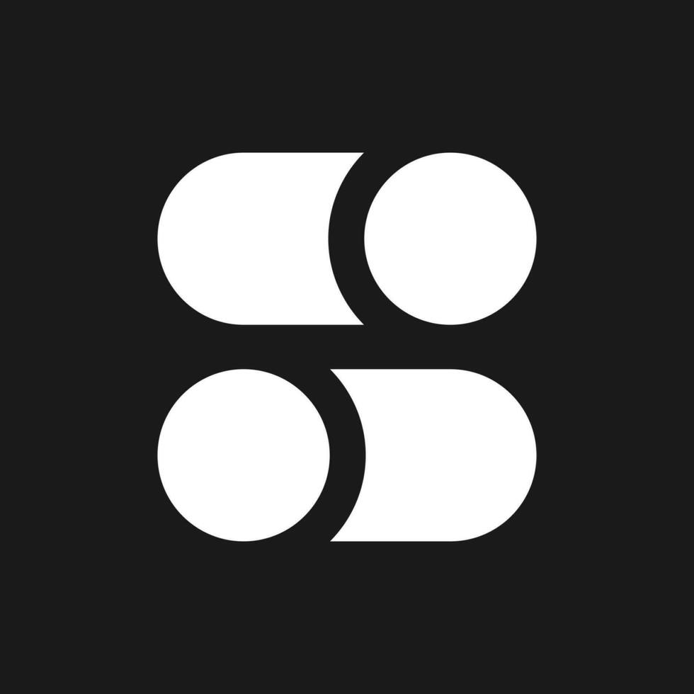 Switch on and off buttons dark mode glyph ui icon. Changing settings. User interface design ...