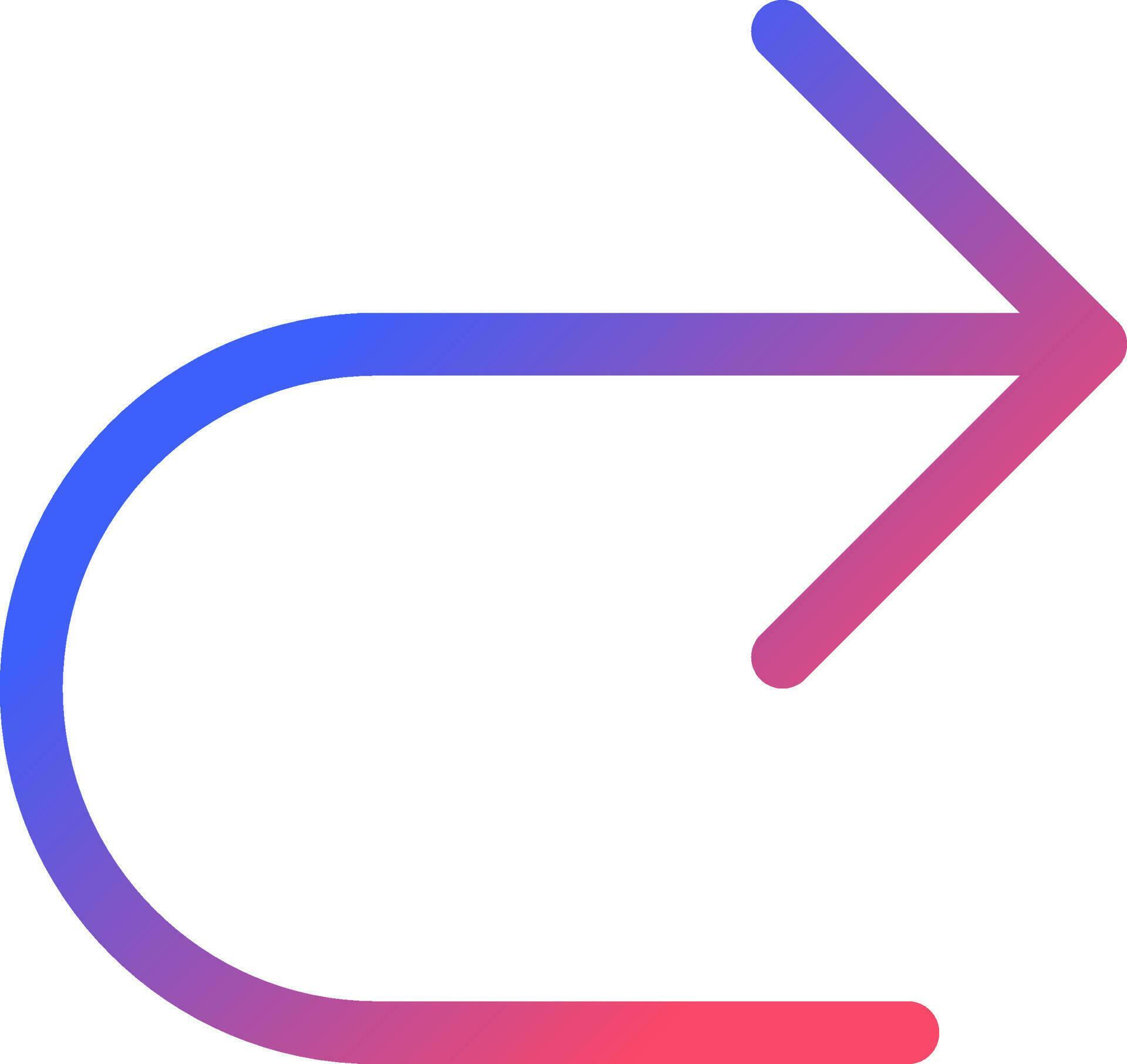 Repeat Pixel Perfect Gradient Linear Ui Icon Redo Action Digital Program Navigation Move To