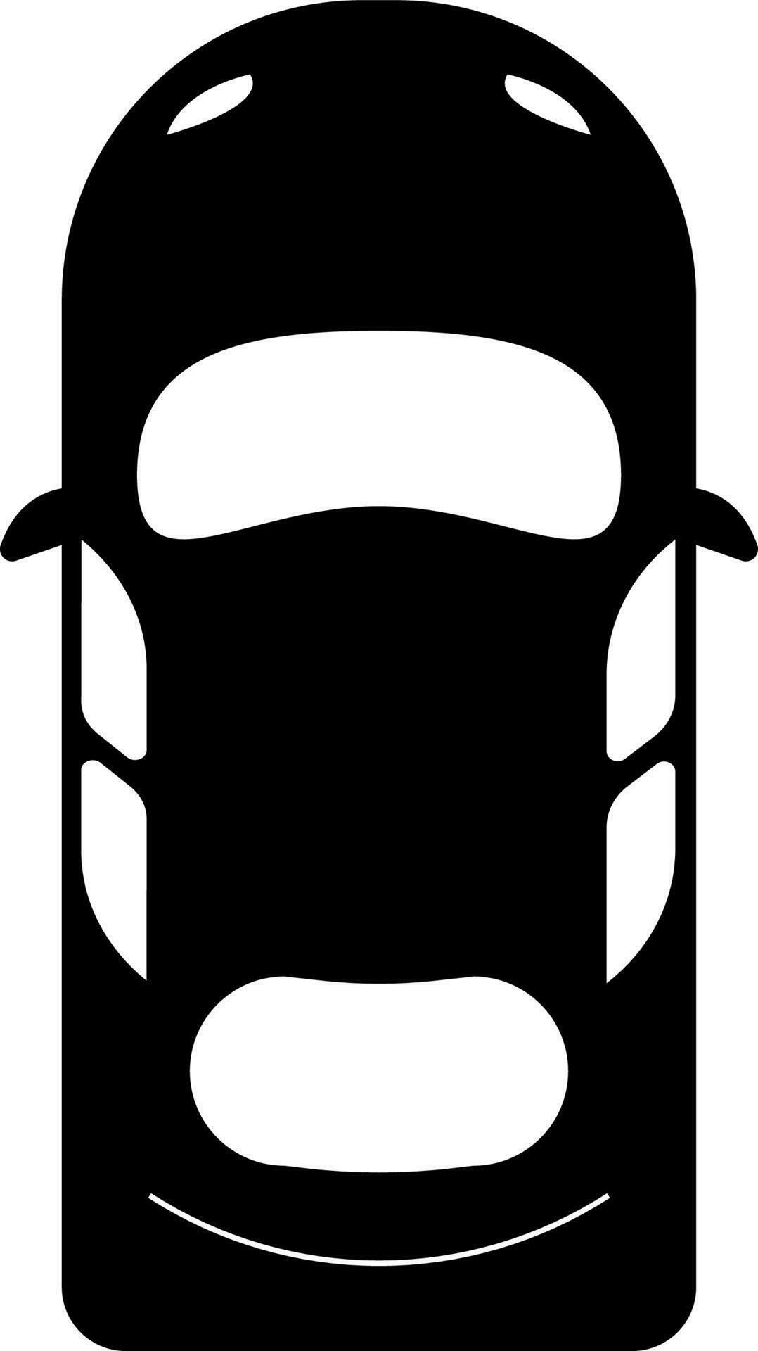 sedan car view from above icon vector illustration 23473767 Vector Art ...