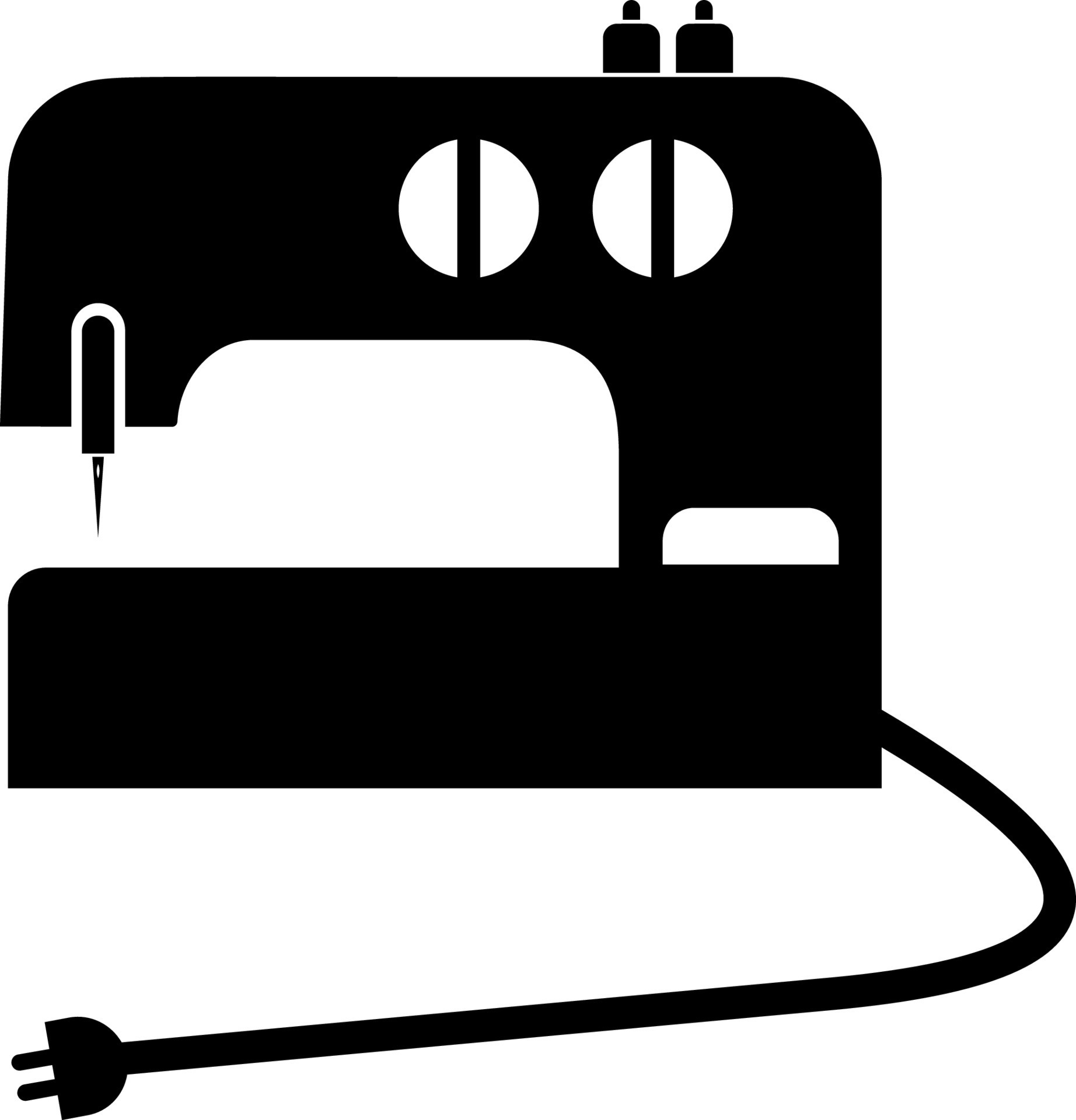 Sewing Machine Icon Vector Illustration 23473829 Vector Art At Vecteezy