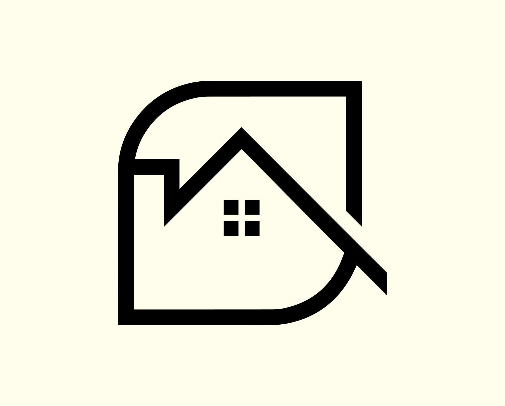 House and real estate logo design illustration 23477632 Vector Art at Vecteezy