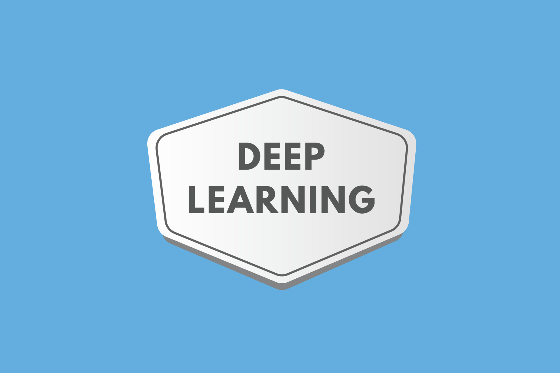 Deep Learning text Button. Deep Learning Sign Icon Label Sticker Web ...