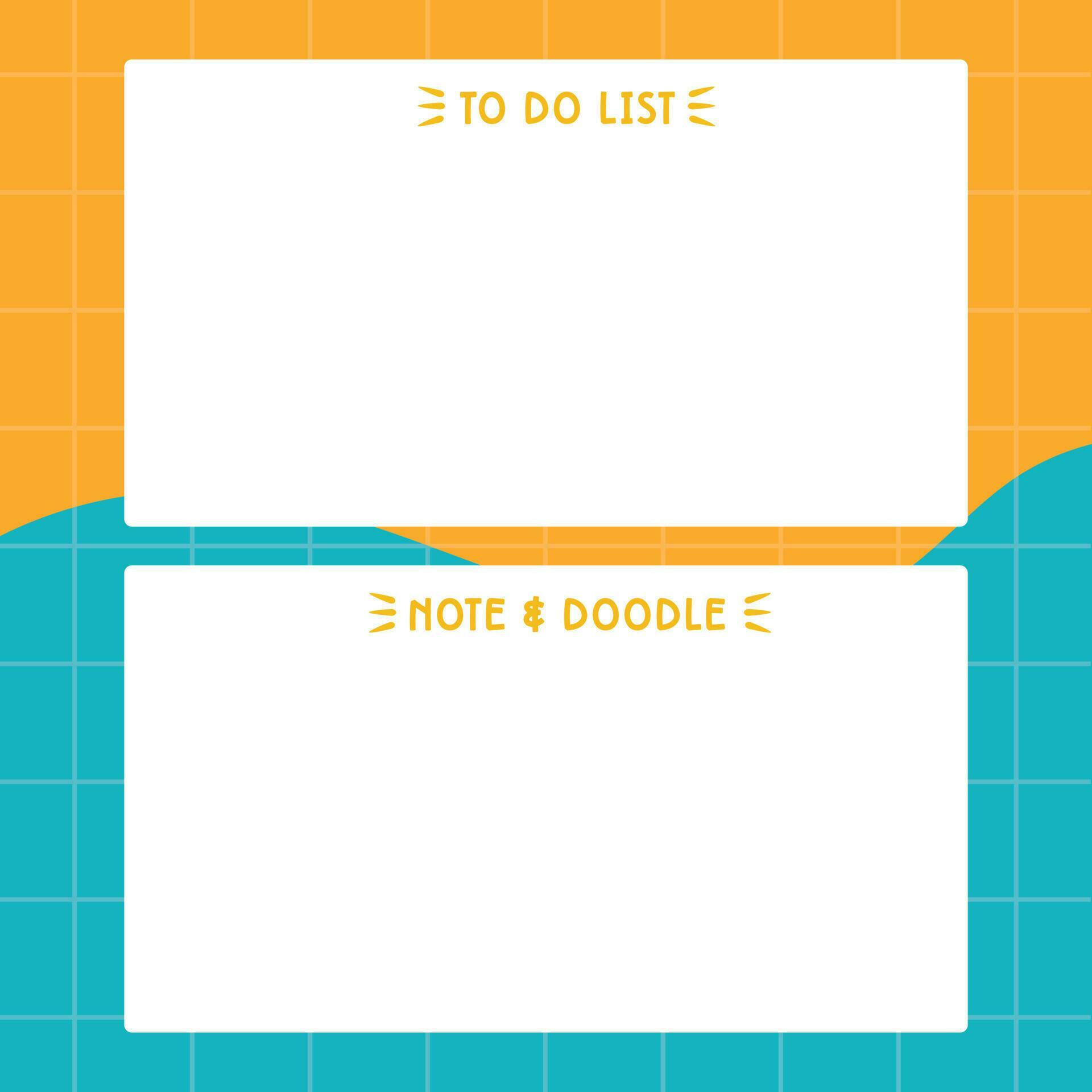 colorful to-do list vector planner template 23478599 Vector Art at Vecteezy