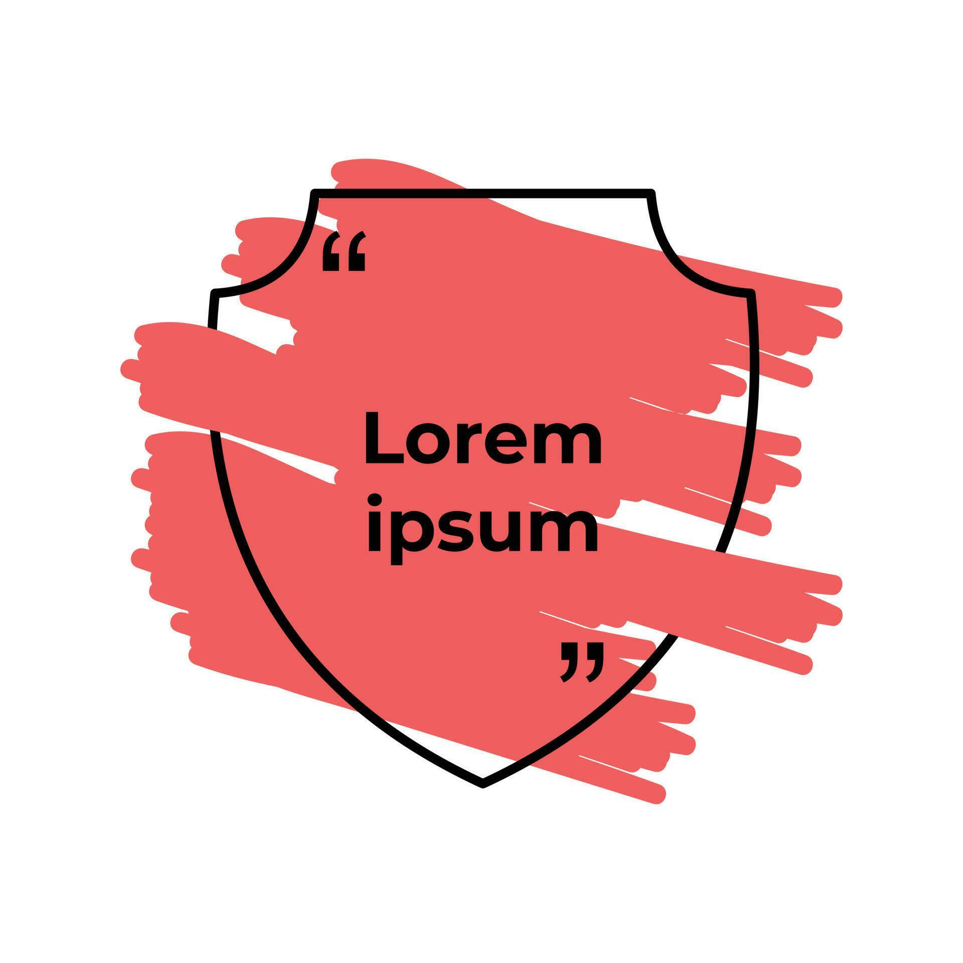 Abstract red color splash with a secure shield vector shape 23478611 ...