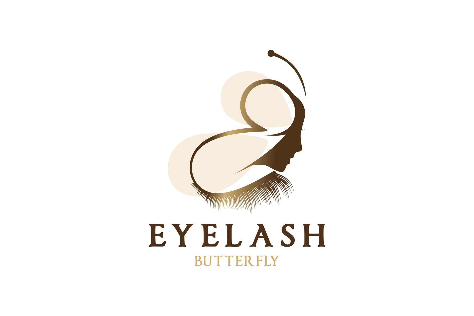 Beauty butterfly eyelash logo design, eyelash extension logo vector ... Beauty butterfly eyelash logo design, eyelash extension logo vector ...