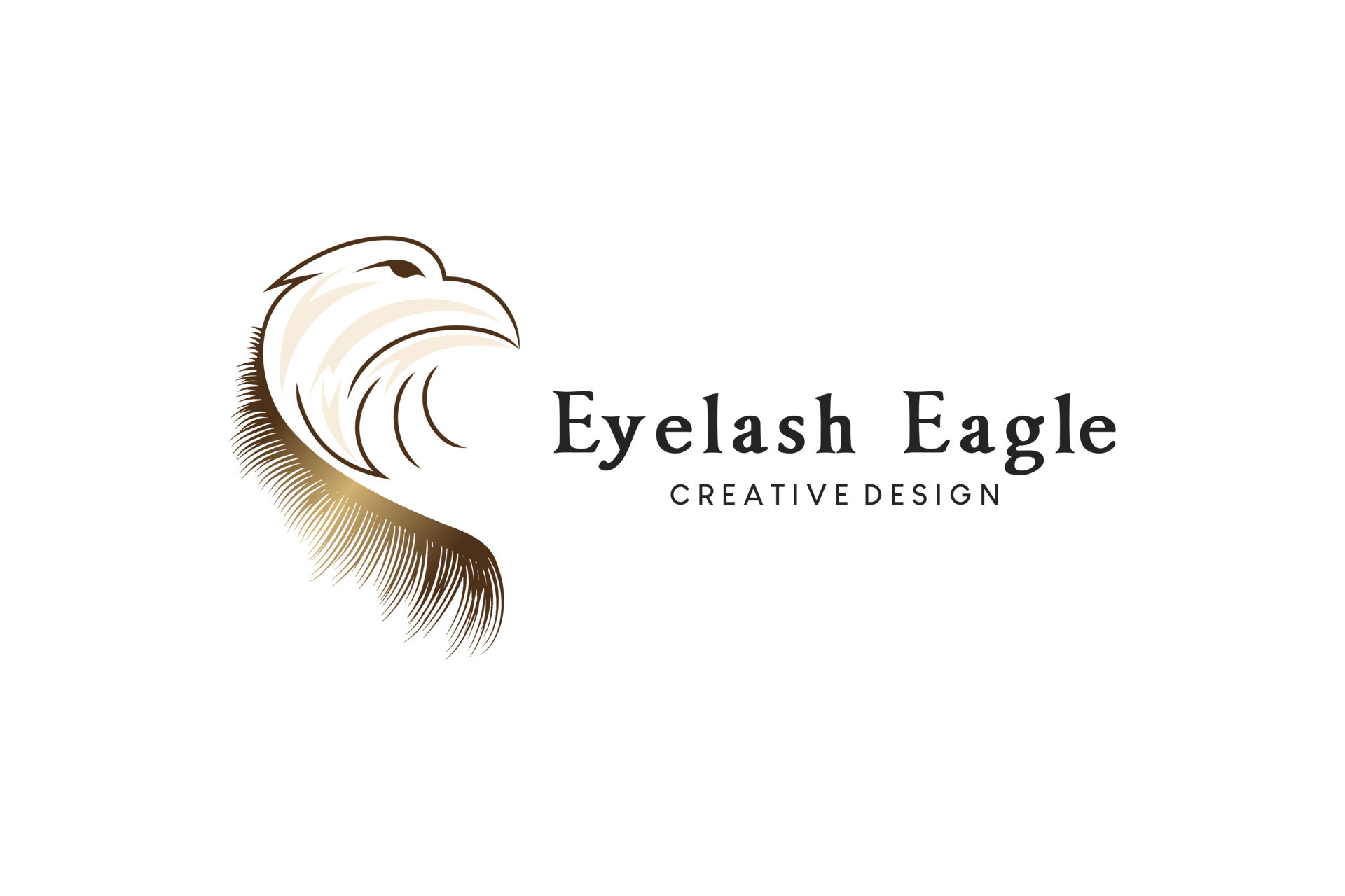 Eagle eyelash logo design, eyelash extension logo vector illustration ... Eagle eyelash logo design, eyelash extension logo vector illustration ...