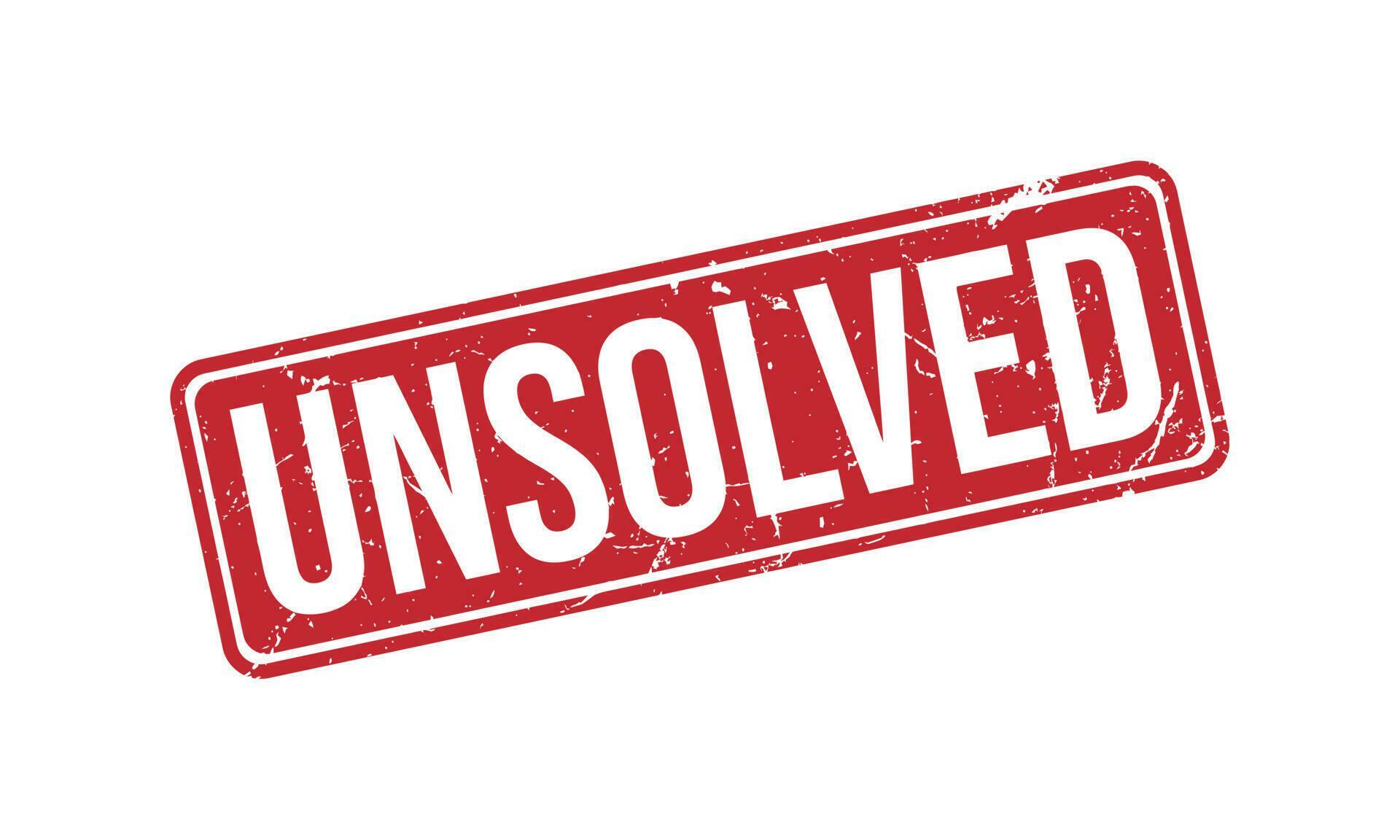 Unsolved Rubber Stamp Seal Vector 23482993 Vector Art at Vecteezy Unsolved Rubber Stamp Seal Vector 23482993 Vector Art at Vecteezy