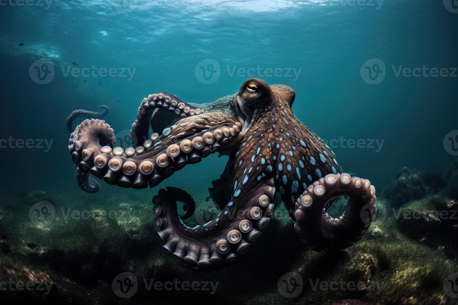 Octopus In Ocean