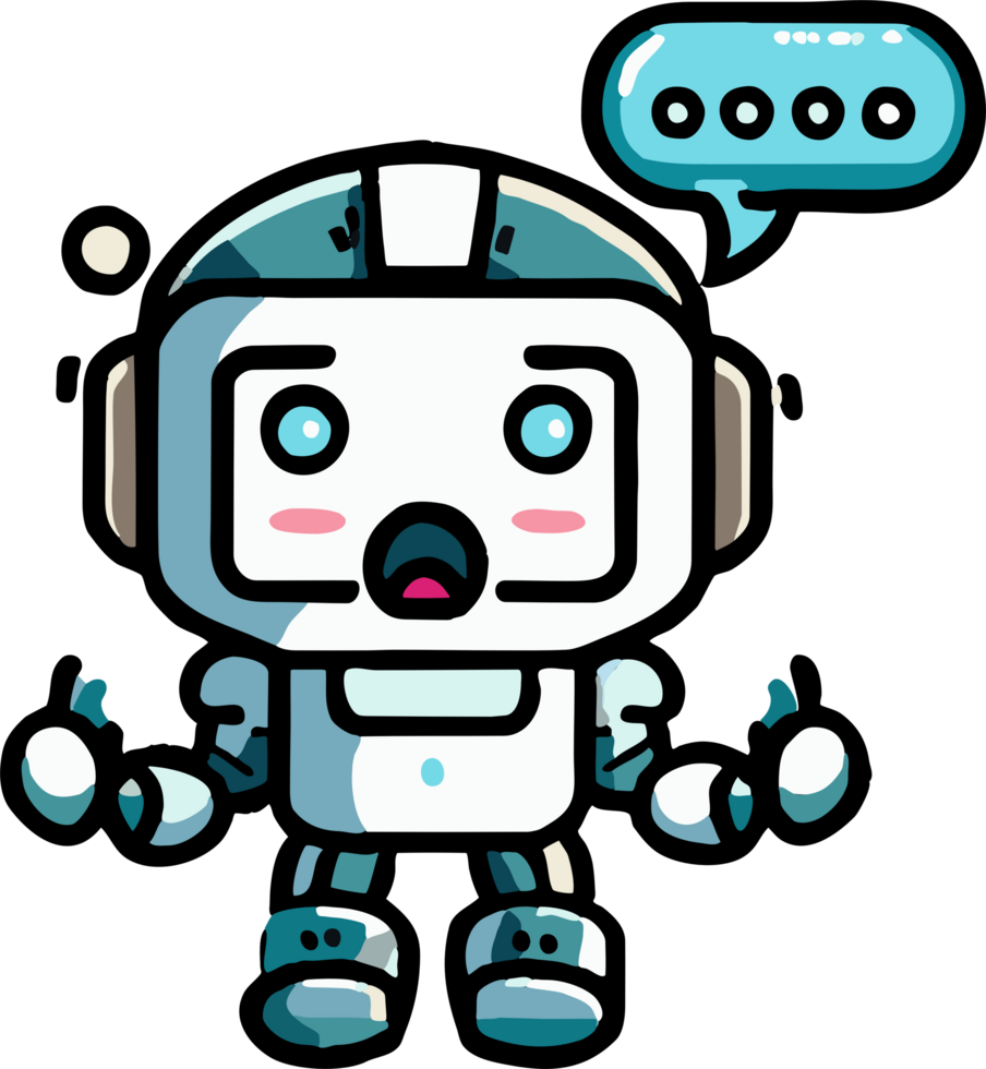 Talking robot png graphic clipart design 23485861 PNG