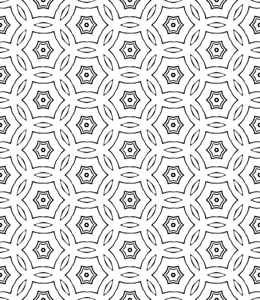Black and white seamless abstract pattern. Background and backdrop ...