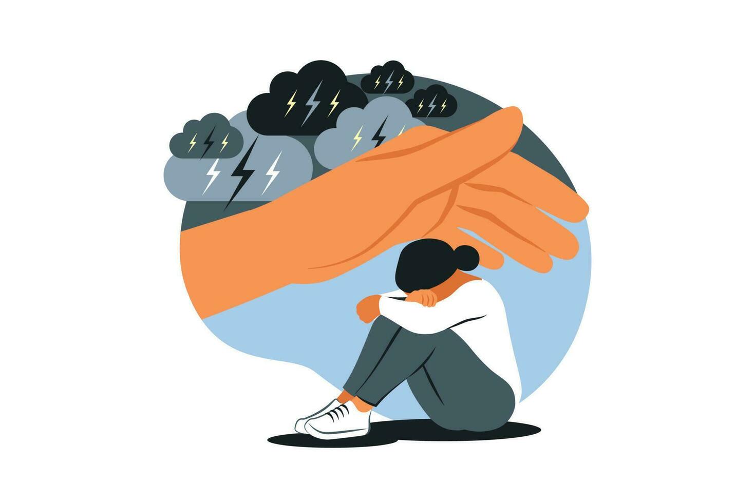 Psychotherapy, counseling and psychological support concept. Human hand ... Psychotherapy, counseling and psychological support concept. Human hand ...