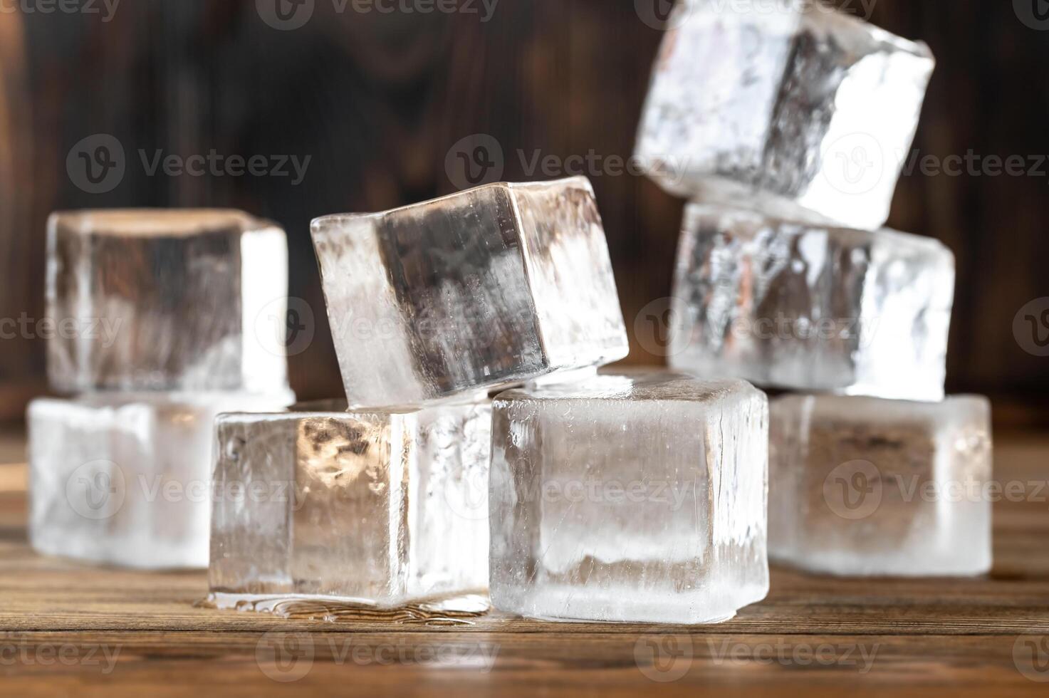 Crystal clear ice cubes 23491345 Stock Photo at Vecteezy