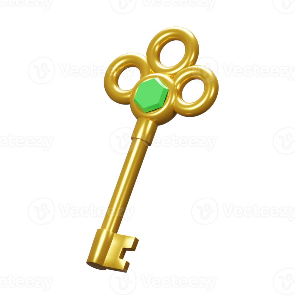 3d Key Icon 23492700 Png