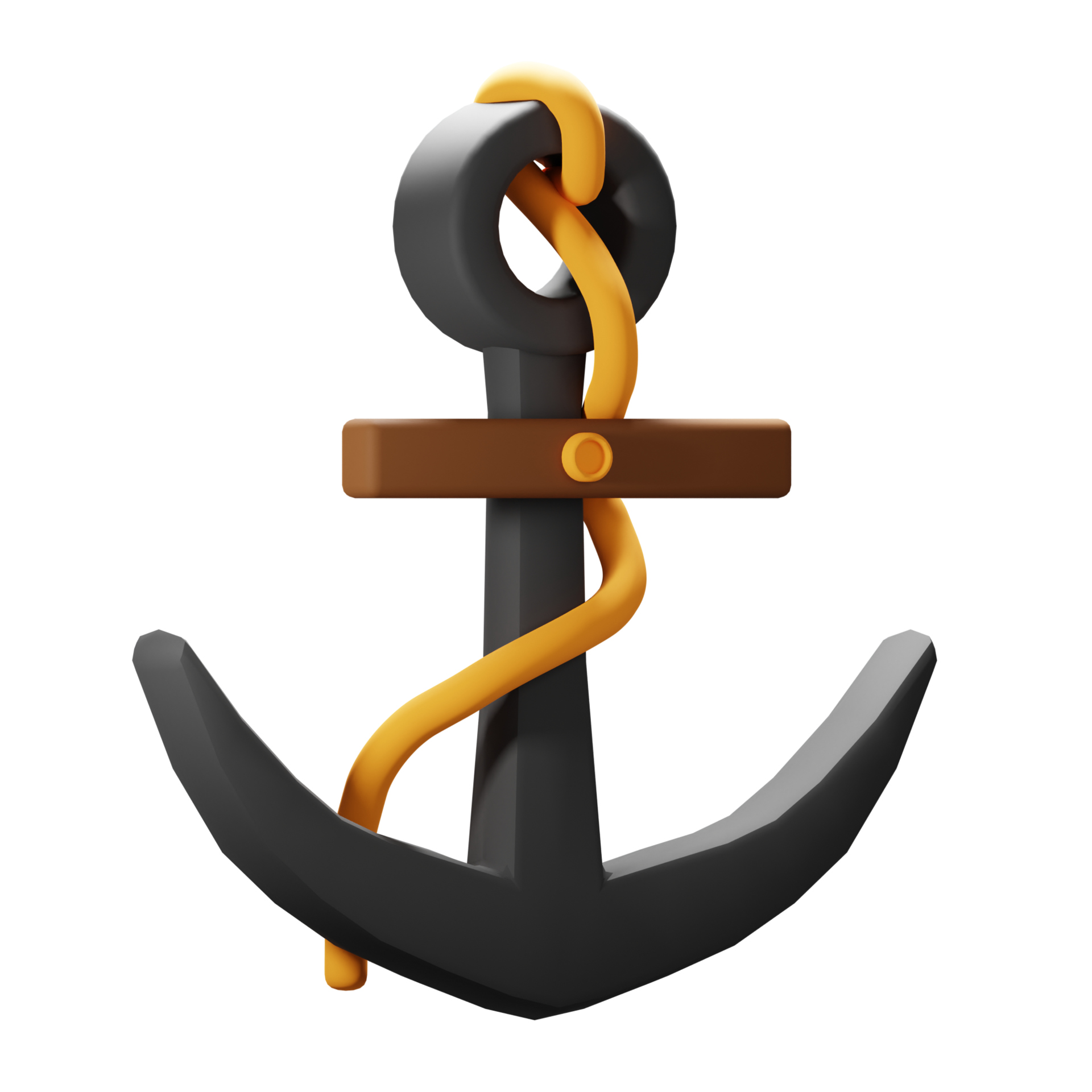 3d Anchor Icon