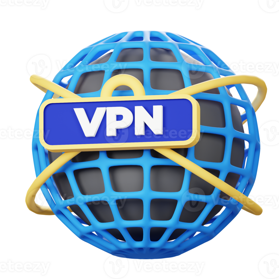 3d Vpn Icon 23493387 Png