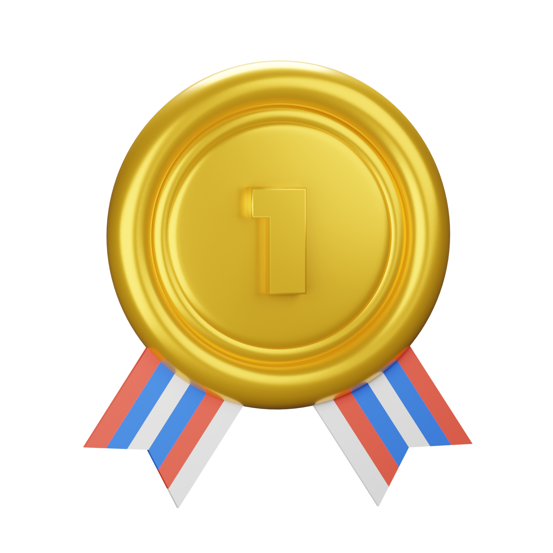 3D First Badge Icon 23493557 PNG