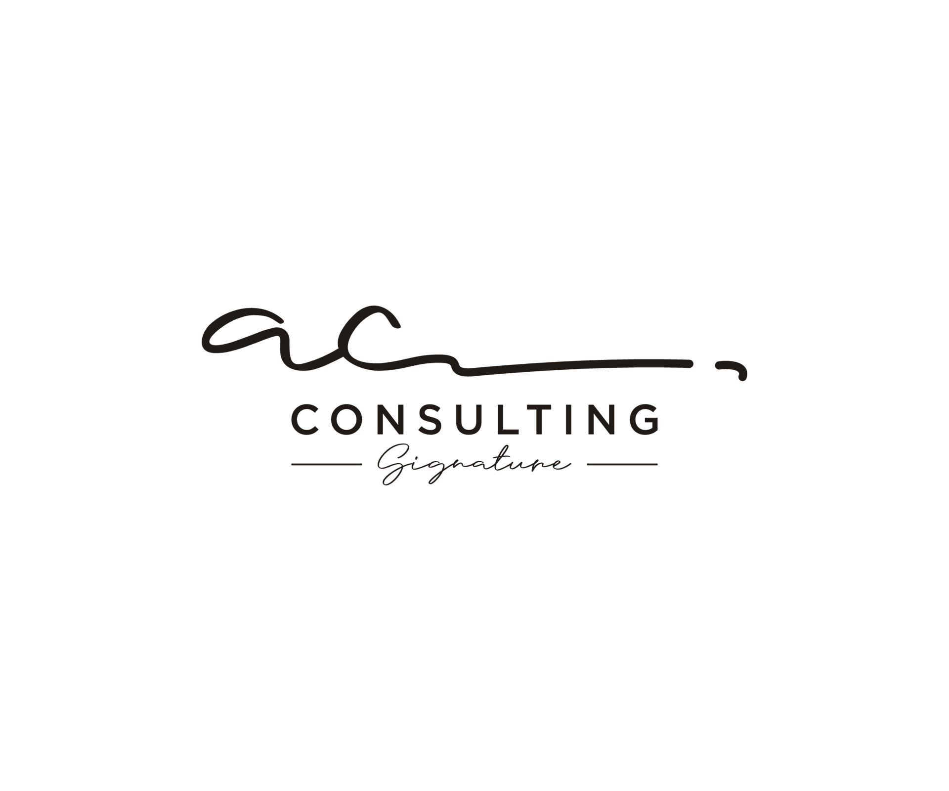 Initial AC signature logo collection template vector. Hand drawn ... Initial AC signature logo collection template vector. Hand drawn ...