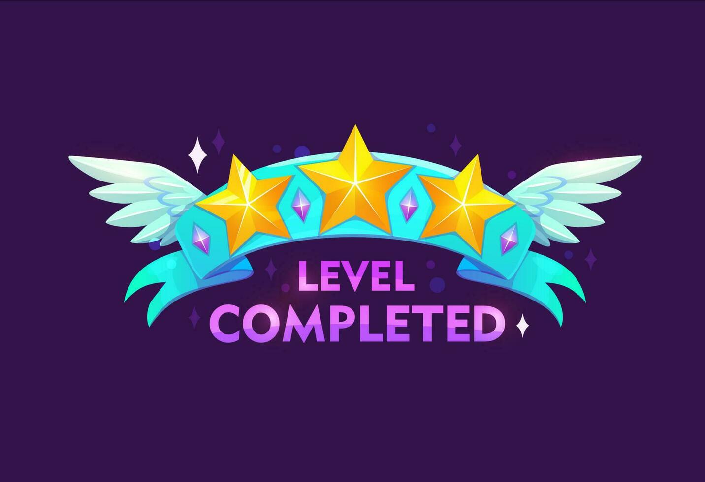 Game level complete three golden stars icon 23497293 Vector Art at Vecteezy Game level complete three golden stars icon 23497293 Vector Art at Vecteezy