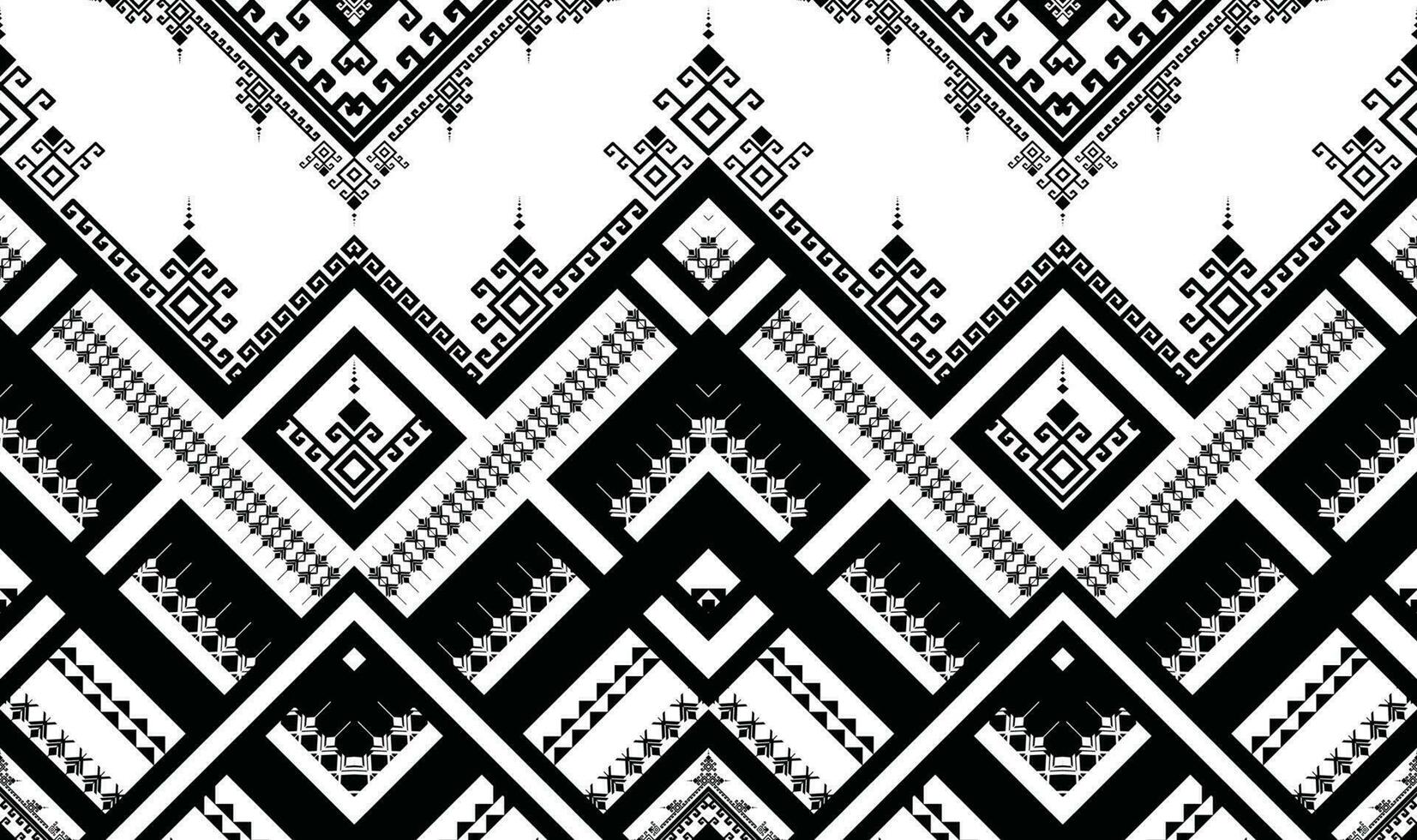 Geometric Ethnic Pattern Vector African American Mexican Western Aztec Motif Striped And