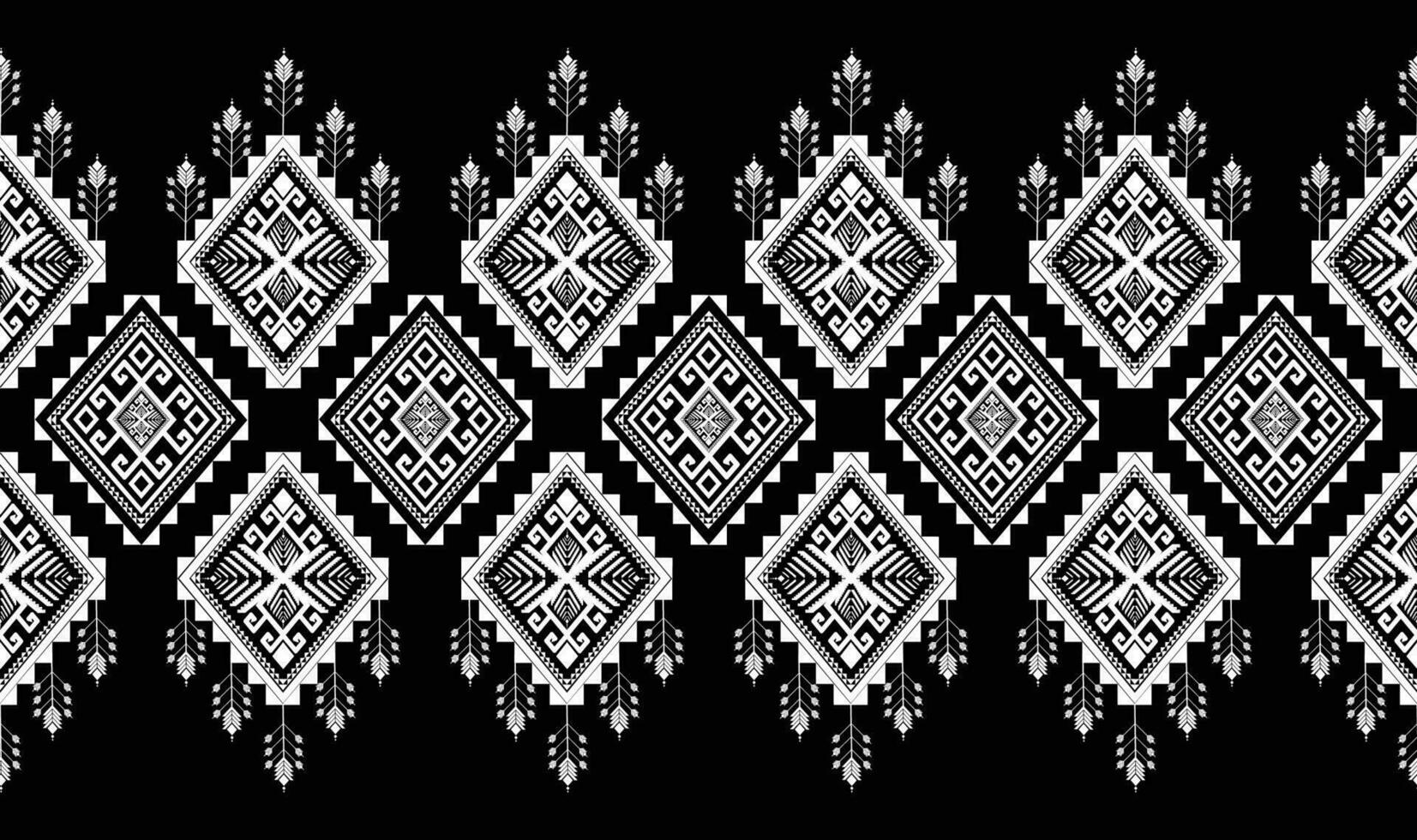 Geometric Ethnic Pattern Vector African American Mexican Western Aztec Motif Striped And
