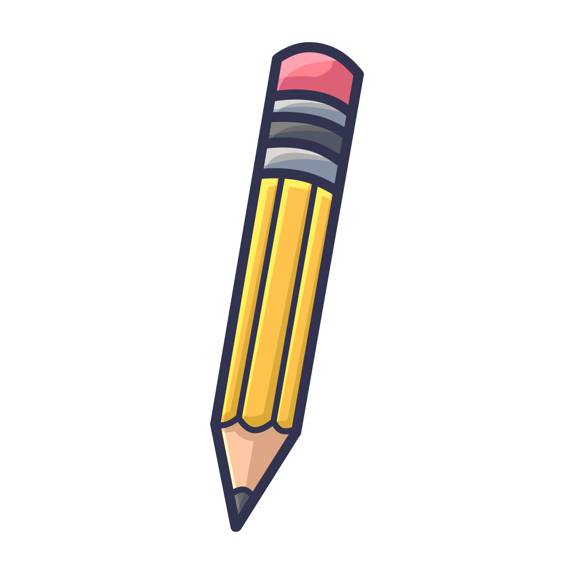 Free Vector Cute Writing Pencils Tools For Everyday Life 23498415 free-vector-cute-writing-pencils-tools-for-everyday-life-23498415